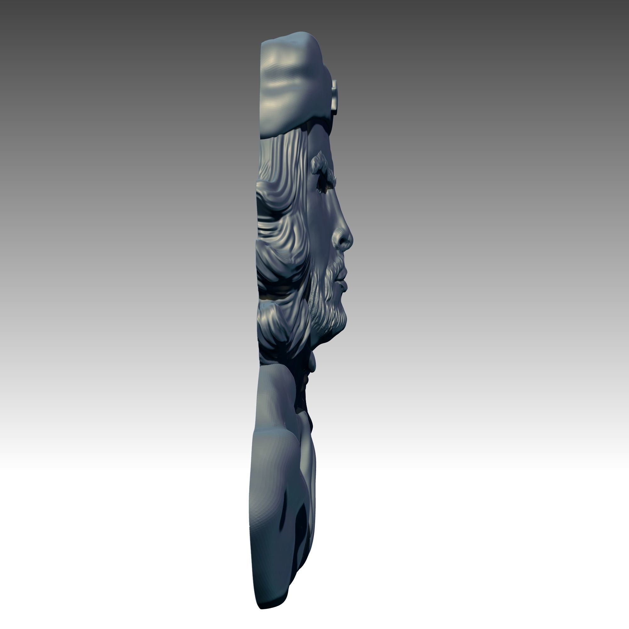 Che Guevara para medalla 3D model 3D printable | CGTrader