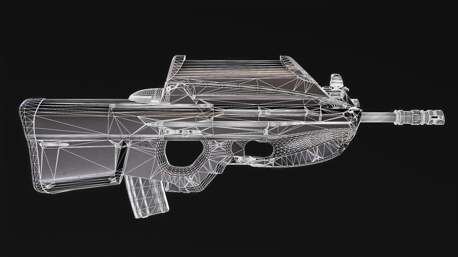 3D model FN F2000 Assault-Rifle VR / AR / low-poly | CGTrader