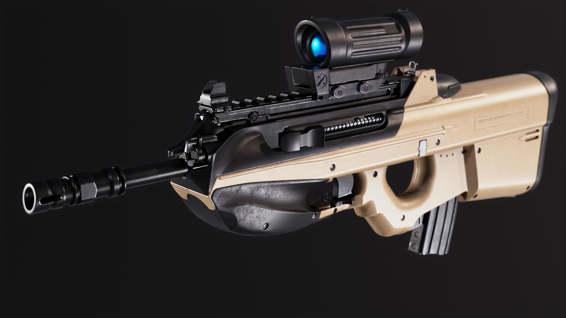 3D model FN F2000 Assault-Rifle VR / AR / low-poly | CGTrader