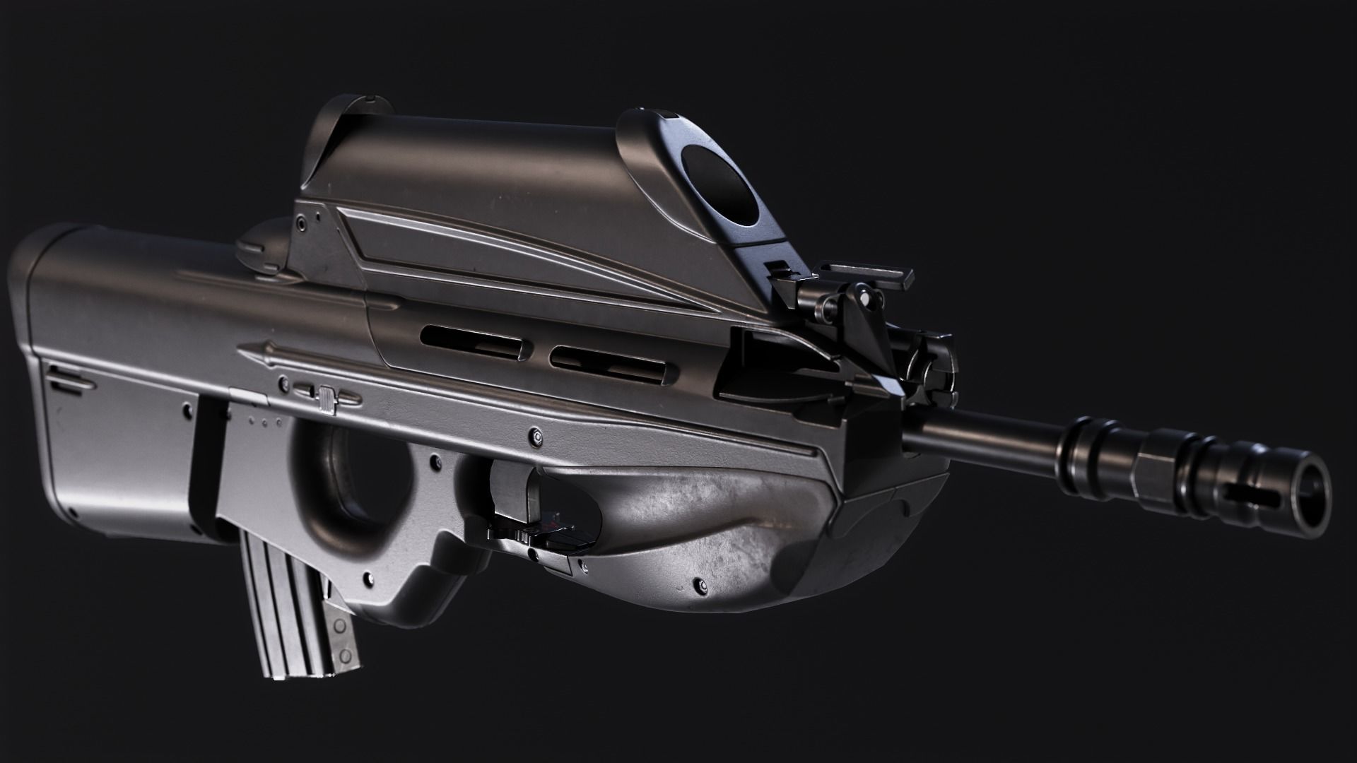 3D model FN F2000 Assault-Rifle VR / AR / low-poly | CGTrader