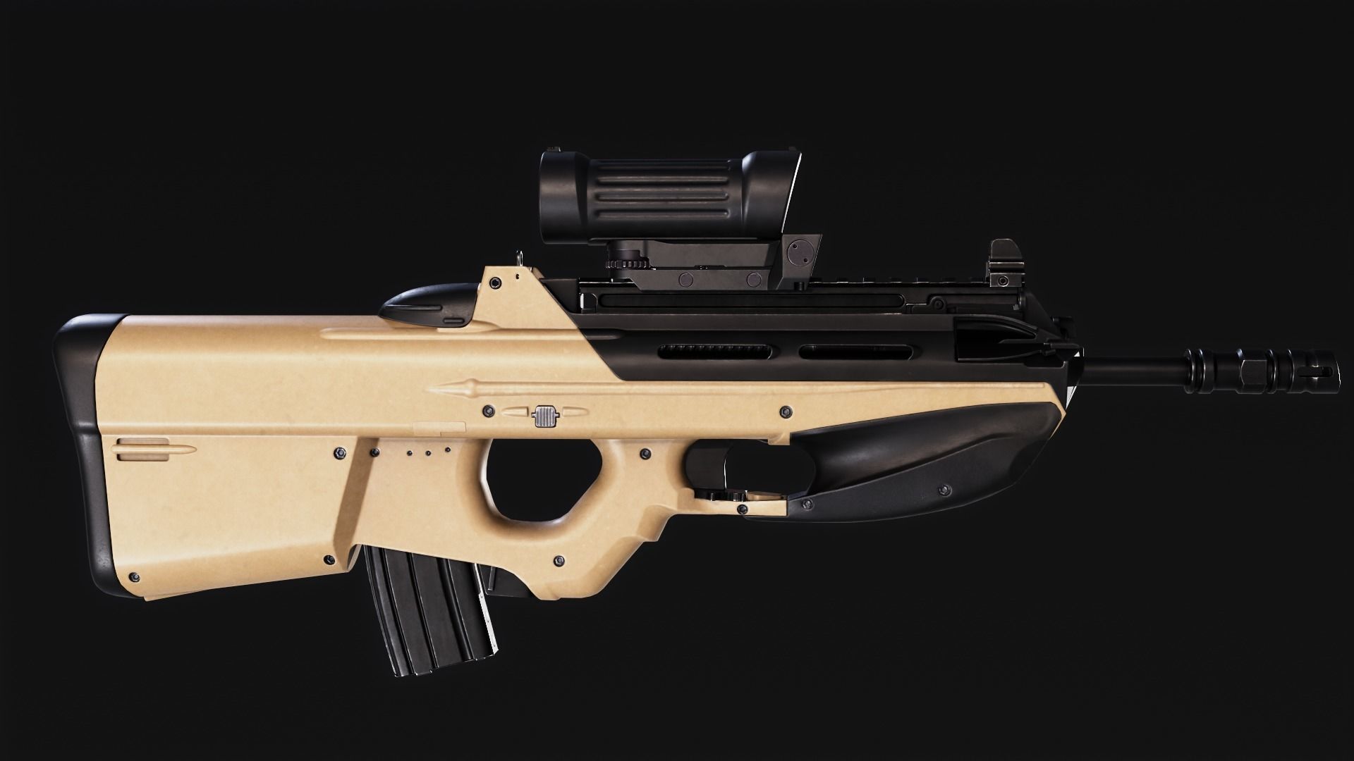 3D model FN F2000 Assault-Rifle VR / AR / low-poly | CGTrader