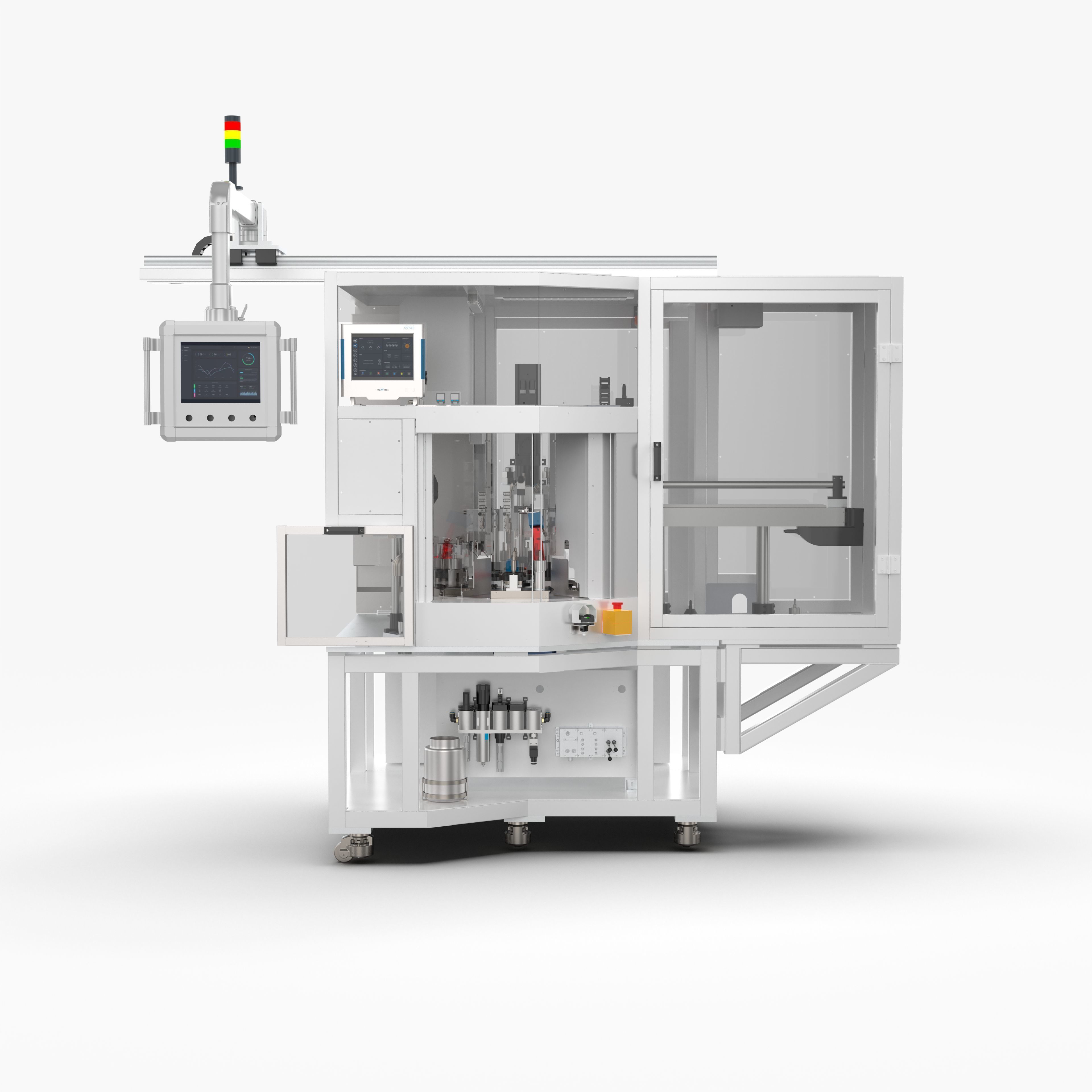 Full Automatic Motor Rotor Magnetization and Synthesis Machine 3D model ...