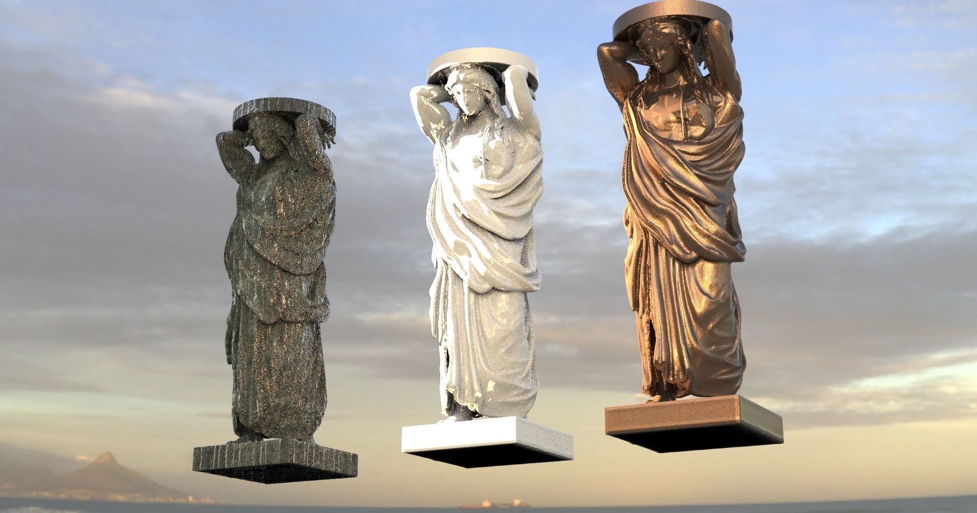 Greek statue figure sculpture 3D model | CGTrader