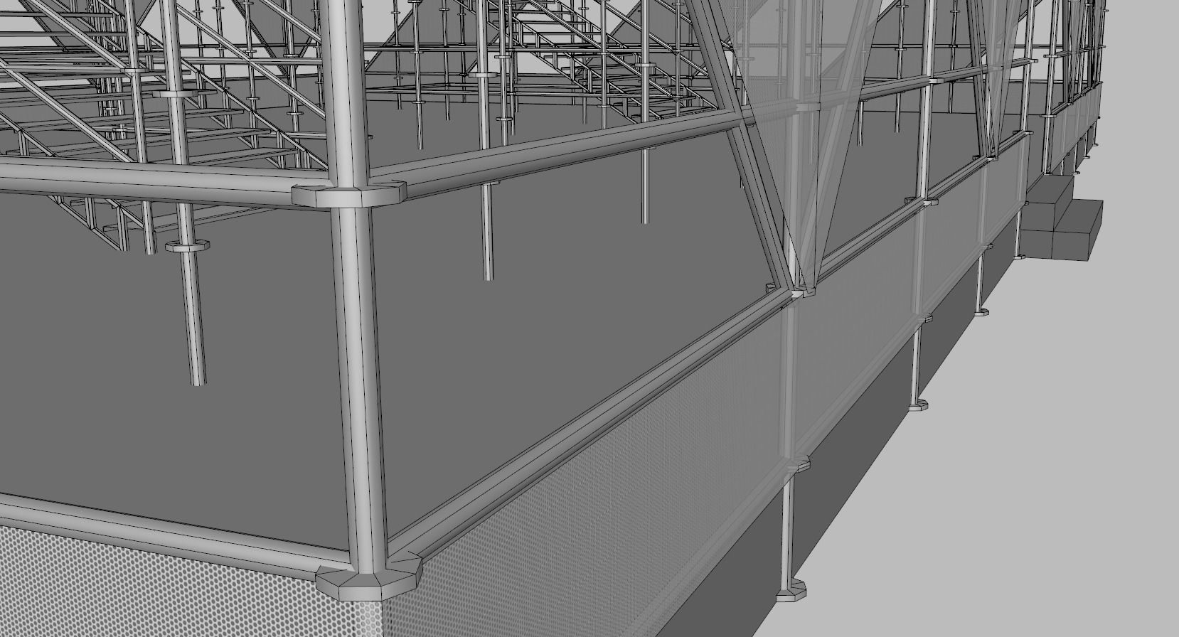 Layher Structure Pavilion 2 3D model | CGTrader