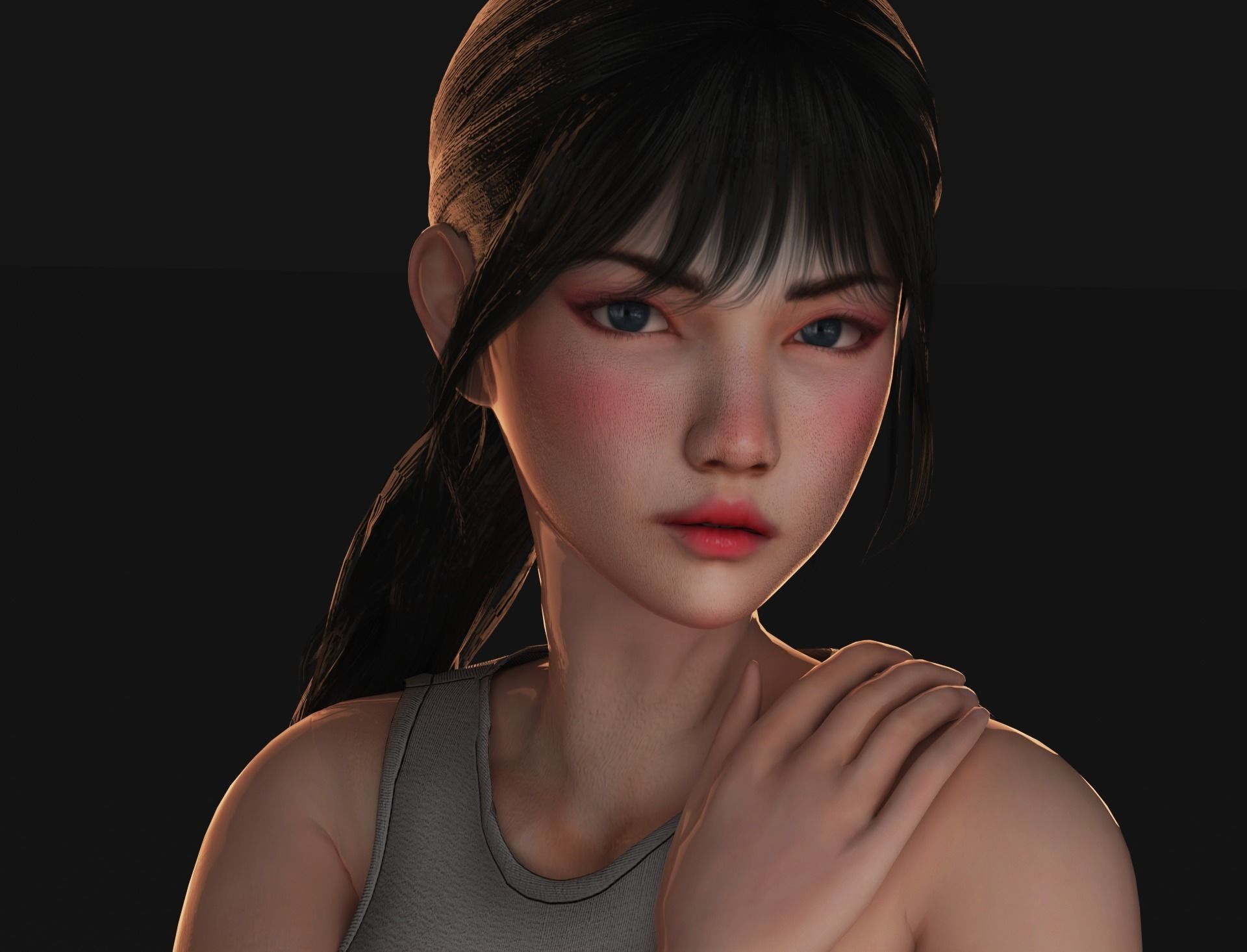 3D model Realistic Woman V3 - Game Ready VR / AR / low-poly | CGTrader