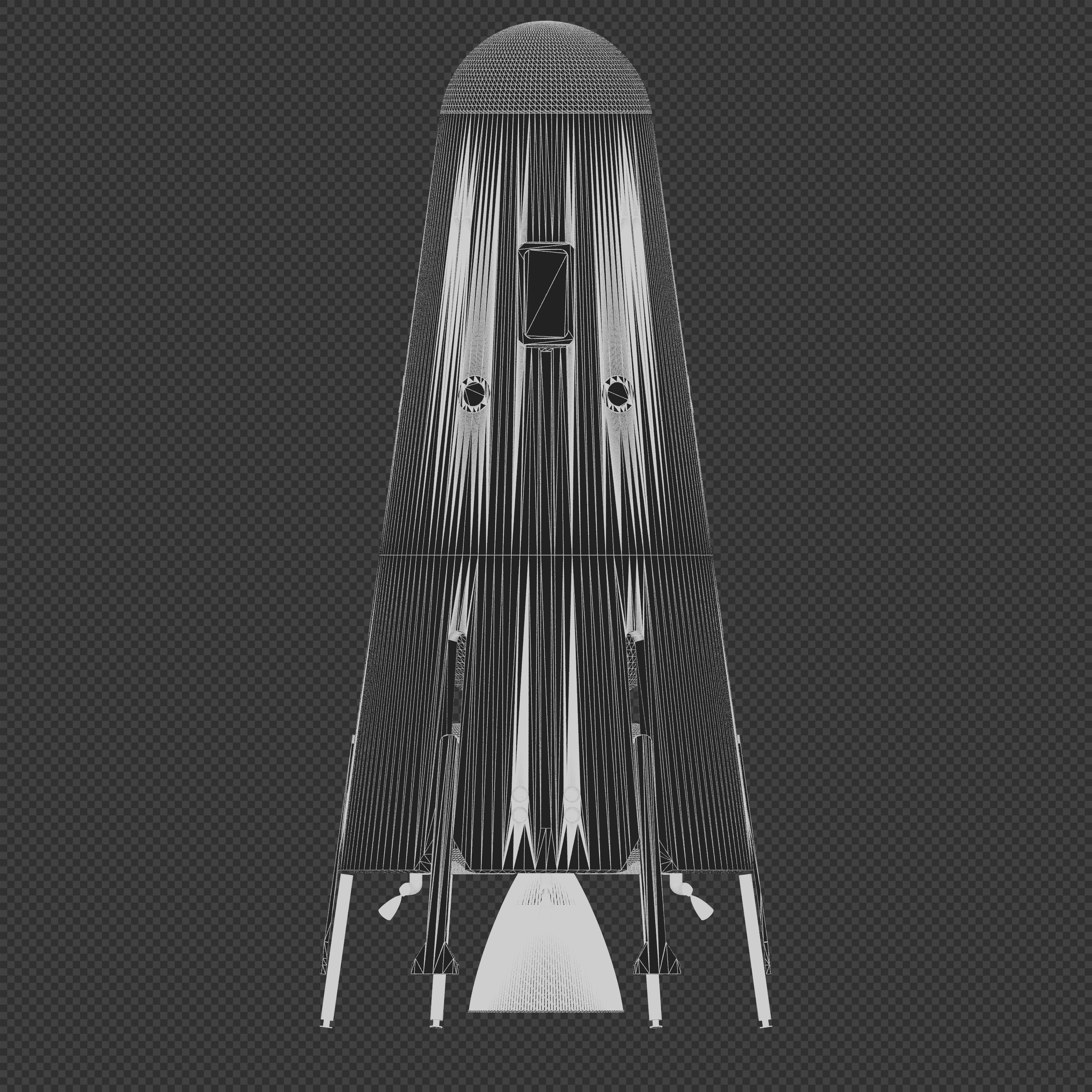 Nuclear Rocket Using Indigenous Martian Fuels 3D model | CGTrader