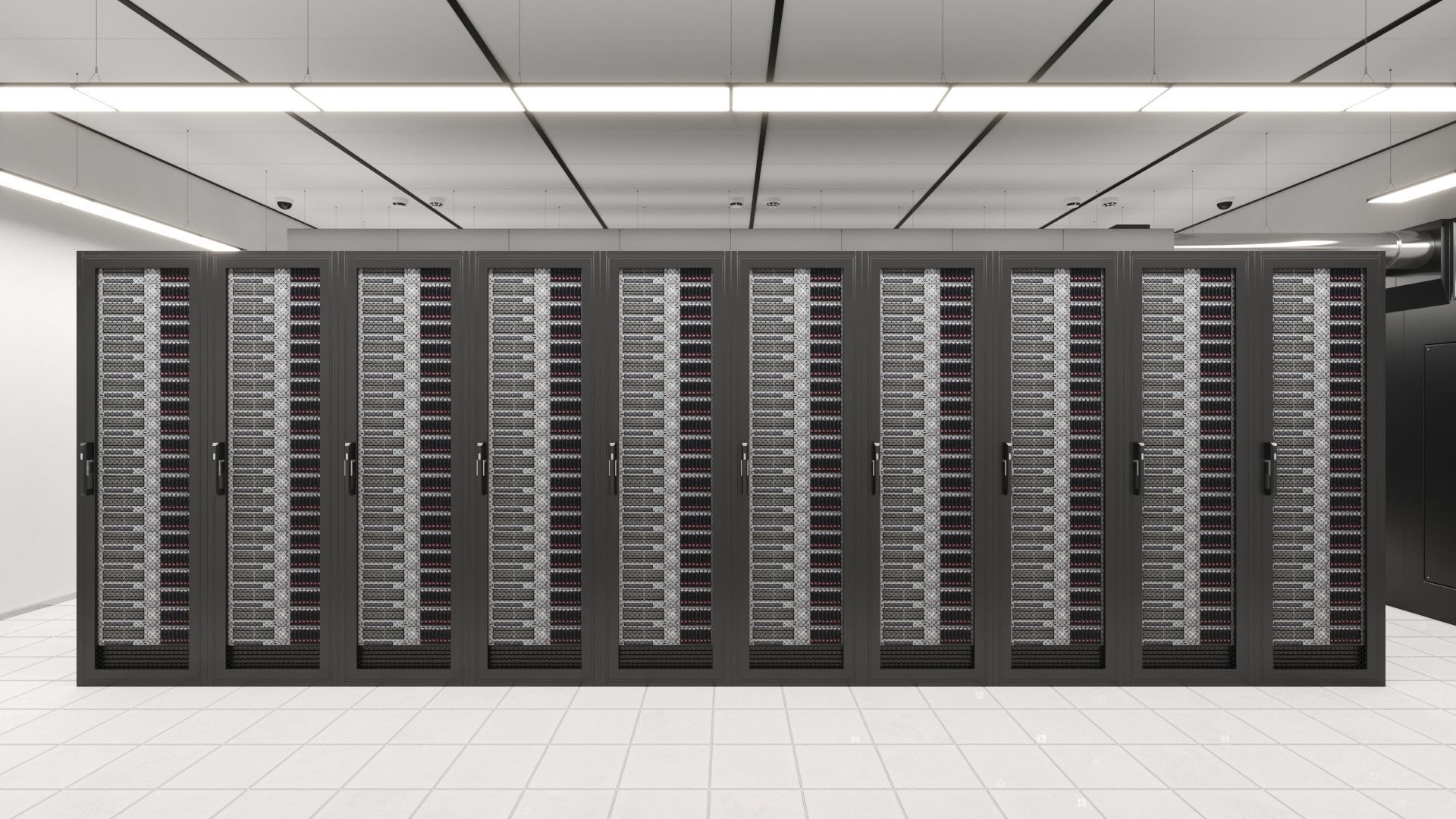 Server room 3D model | CGTrader