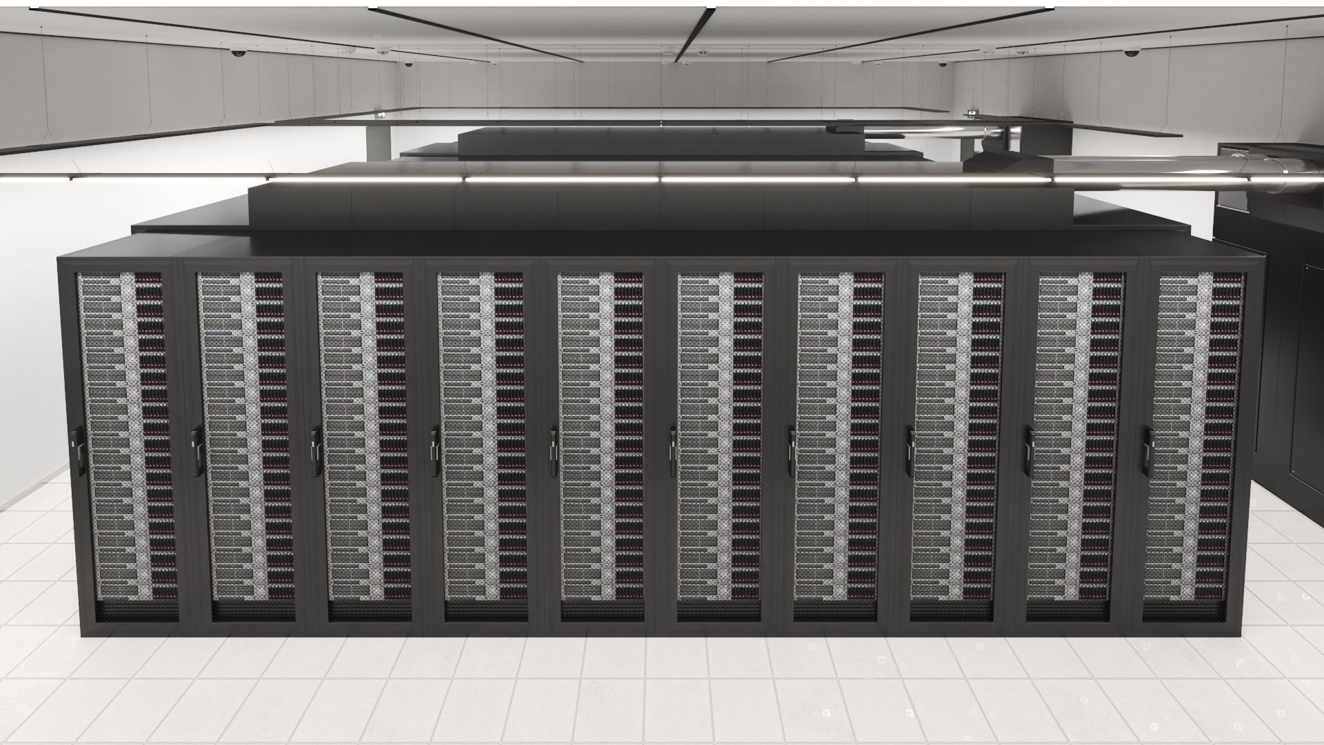 Server room 3D model | CGTrader