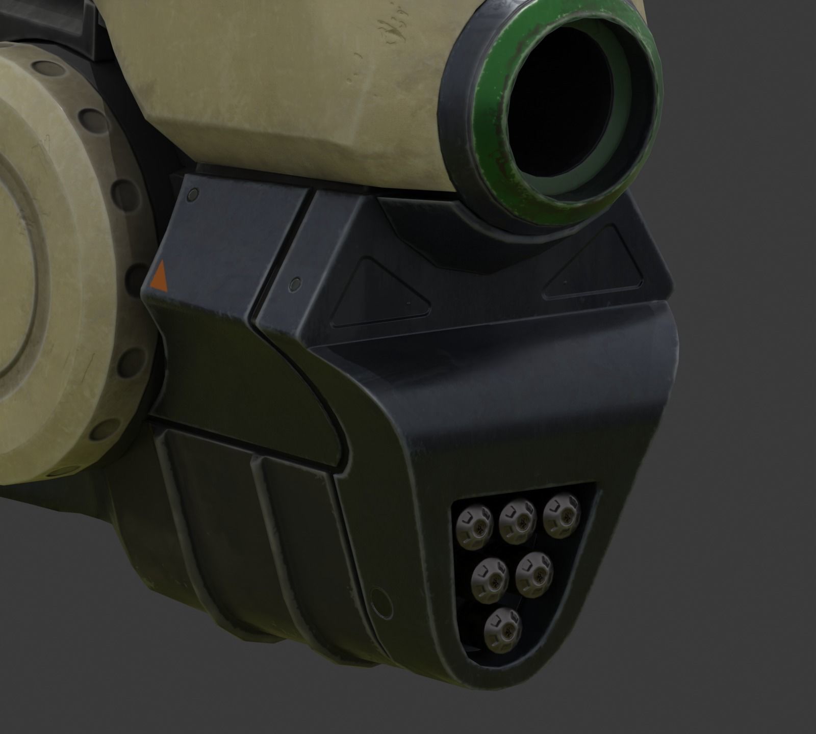 3D model Ski-Fi Blaster VR / AR / low-poly | CGTrader