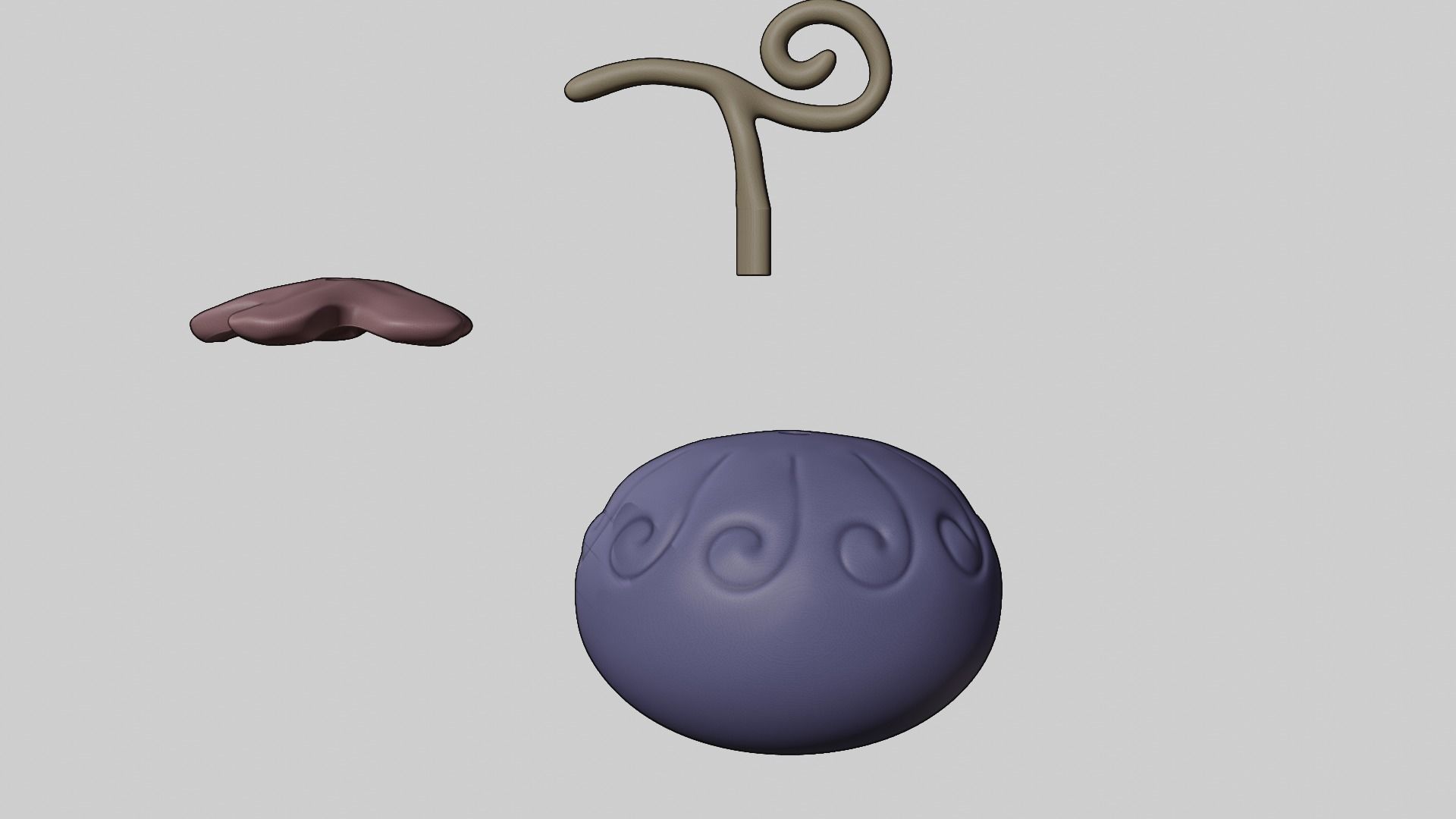 Inu Inu no Mi Model Okuchi no Makami YAMATO DEVIL FRUIT 3D model 3D ...