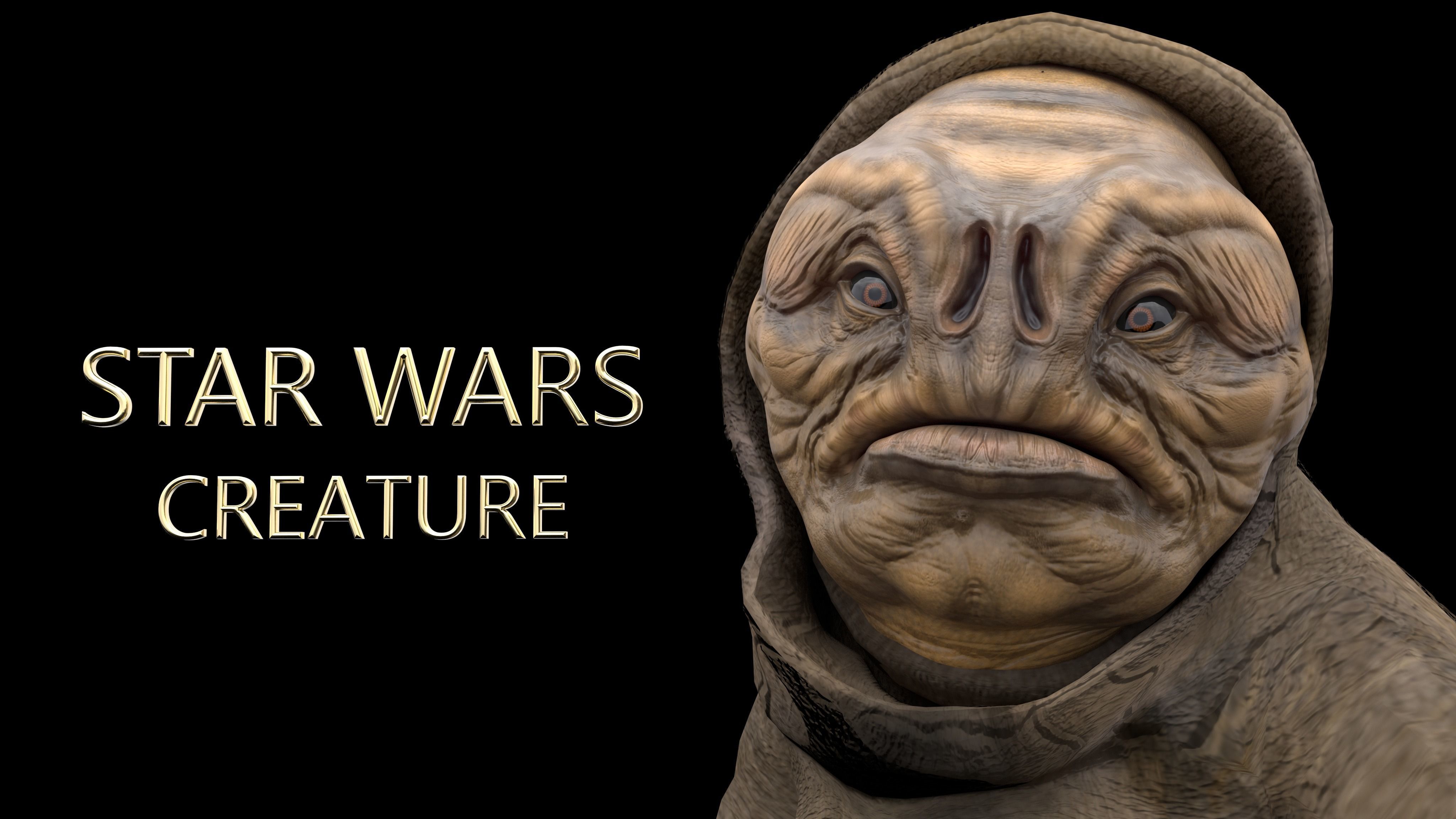 3D model STAR WARS ALIEN CREATURE VR / AR / low-poly | CGTrader
