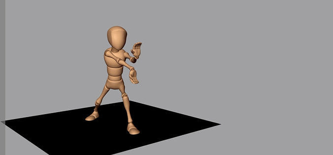 3D model anime fight VR / AR / low-poly | CGTrader
