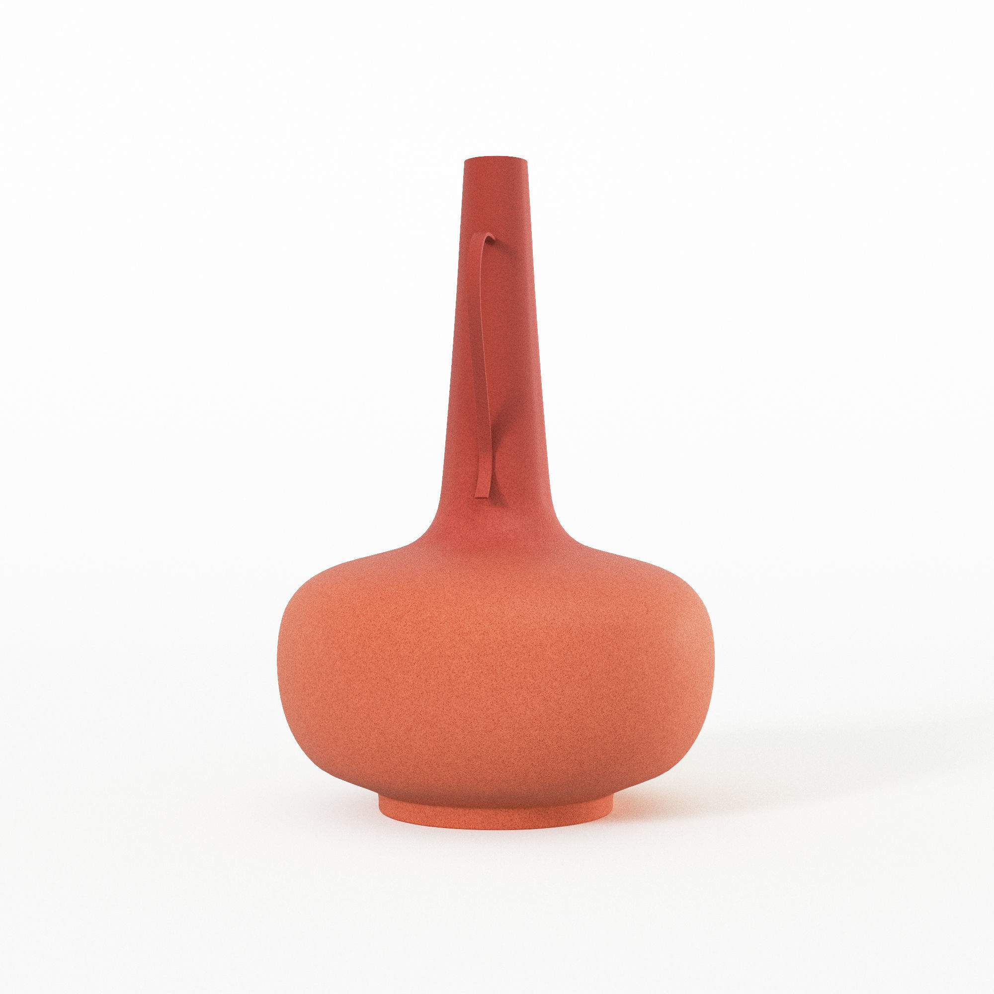 Slim Neck Glass Vase 3D model | CGTrader