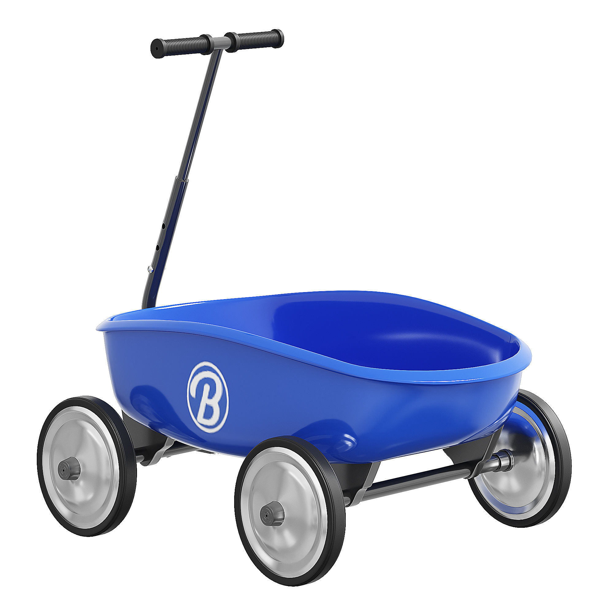 Trolley blue 3D model | CGTrader