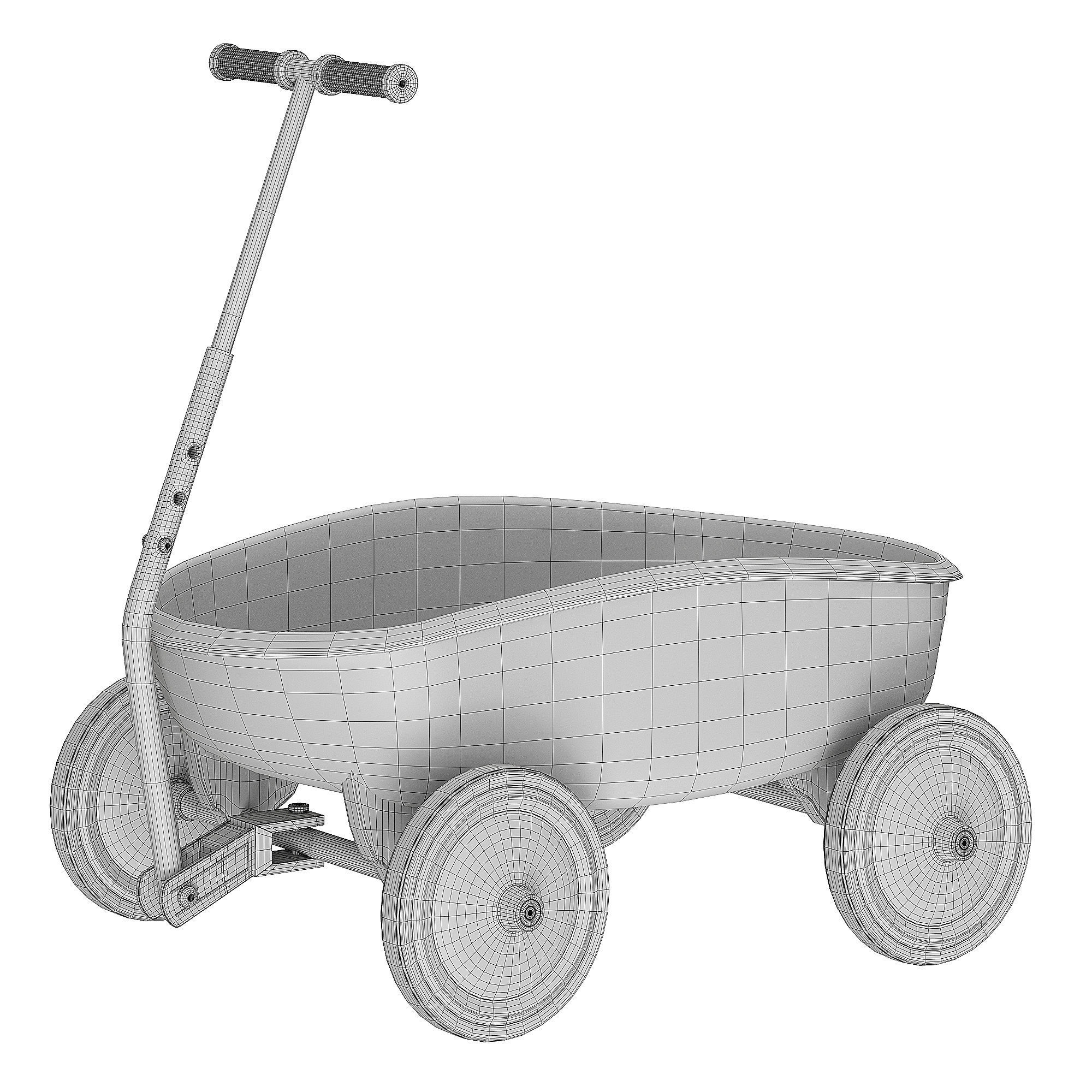 Trolley blue 3D model | CGTrader