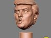 Mr Trump Head Sculpt 3D model 3D printable | CGTrader