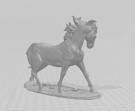 horse 3D model 3D printable | CGTrader