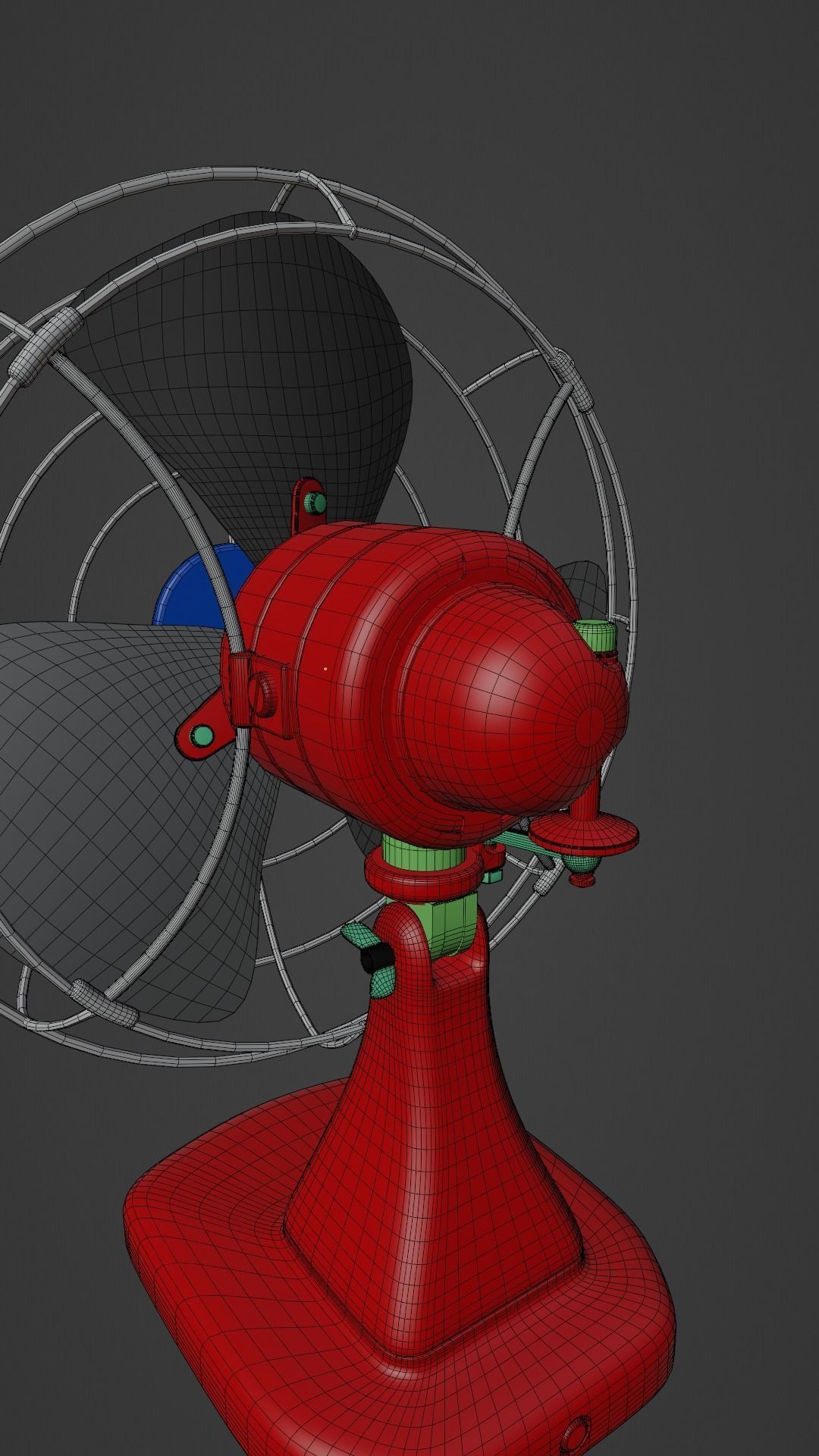 Vintage Old Fan 3D model | CGTrader