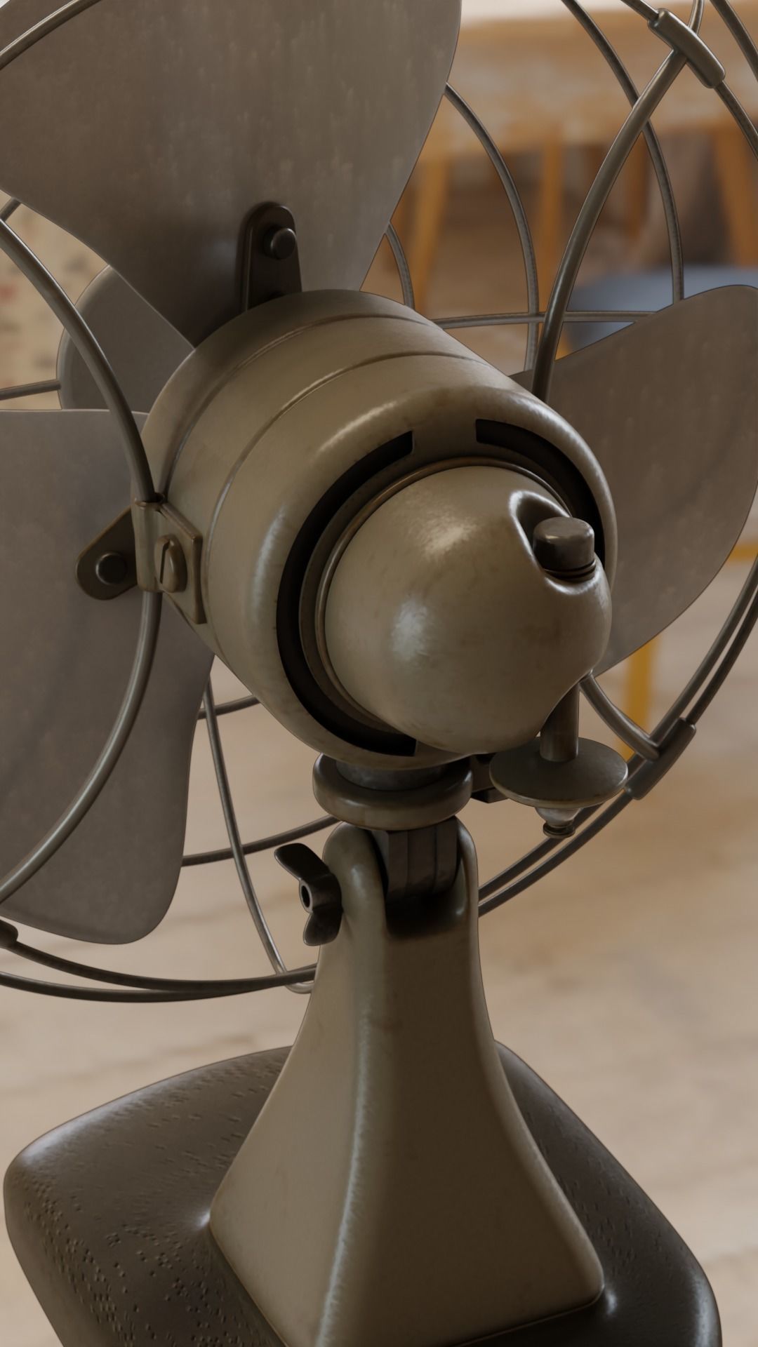 Vintage Old Fan 3D model | CGTrader