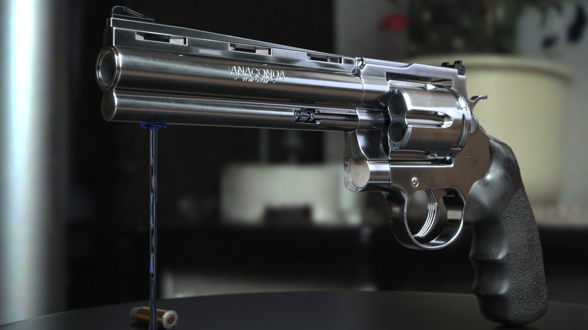 3D model Colt Anaconda Revolver Low-poly VR / AR / low-poly | CGTrader