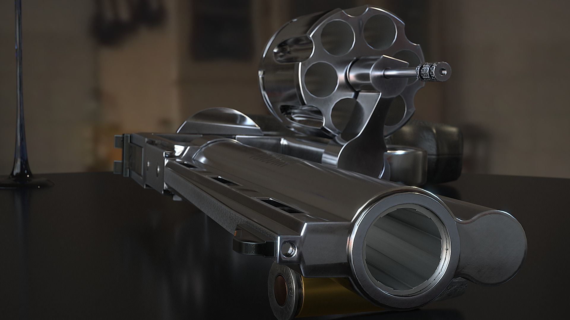 3D model Colt Anaconda Revolver Low-poly VR / AR / low-poly | CGTrader