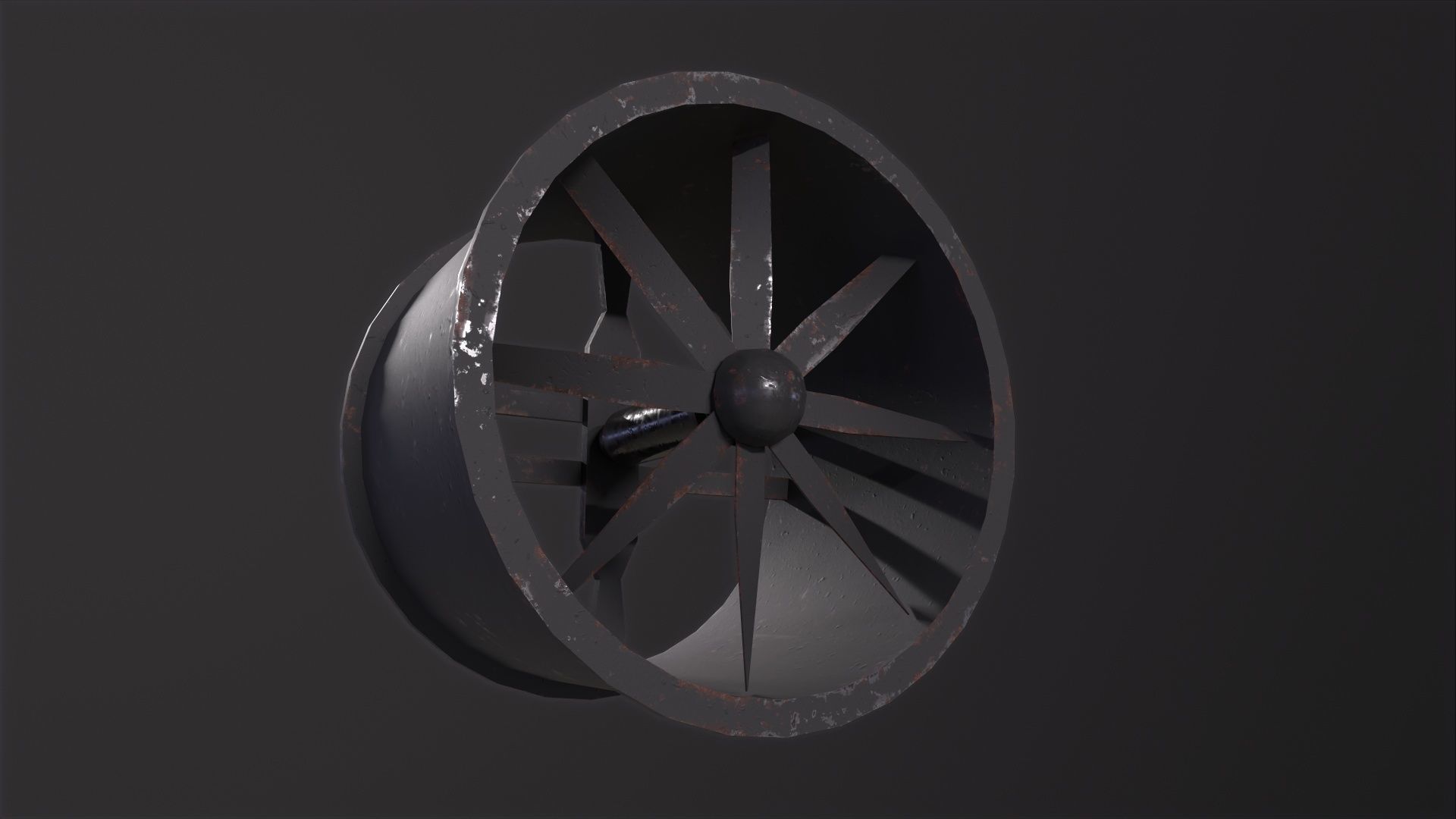 3D model Axial Flow Fan 3D Model VR / AR / low-poly | CGTrader
