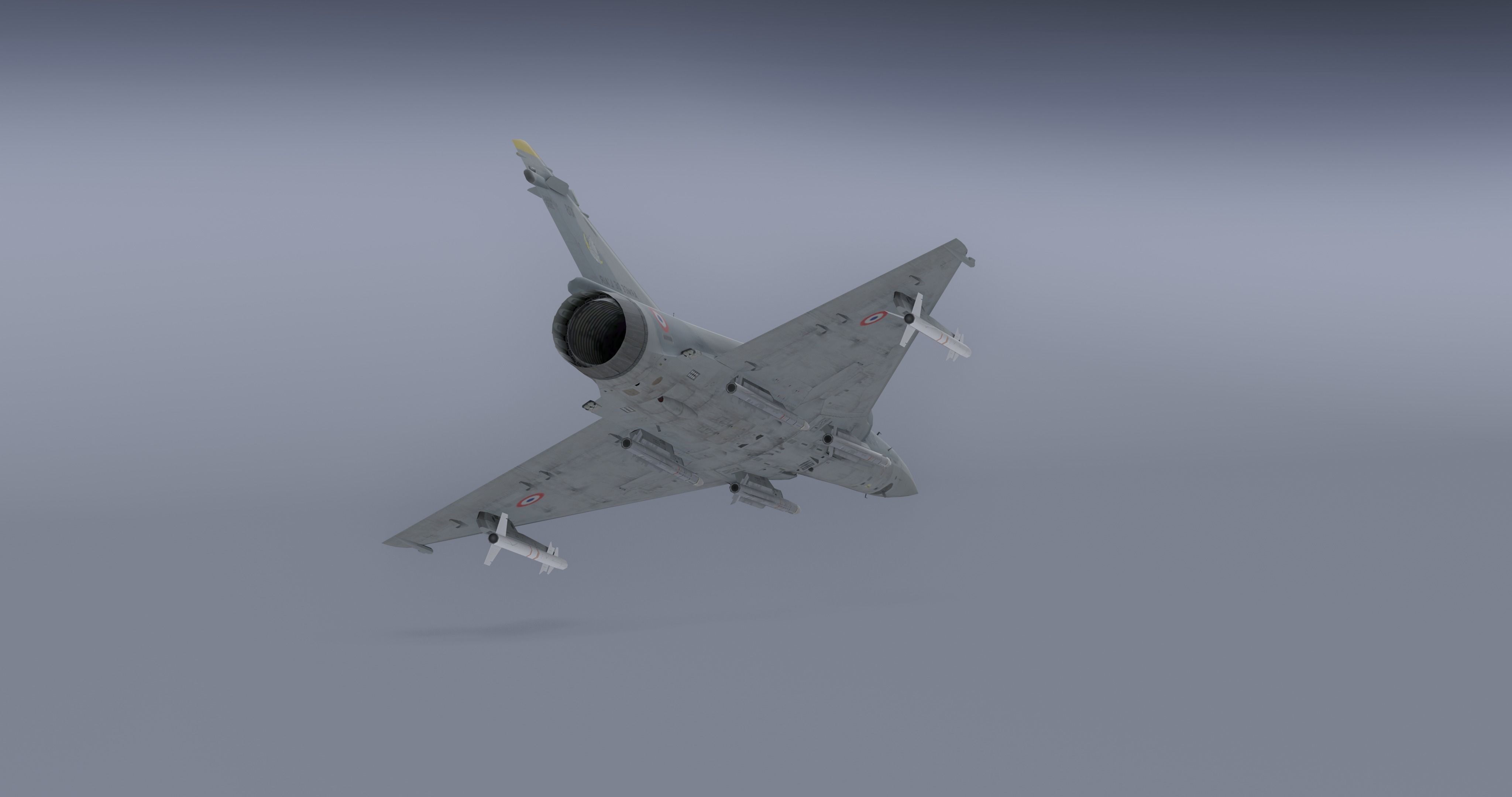 3D model Mirage 2000 - fighter Jet VR / AR / low-poly | CGTrader