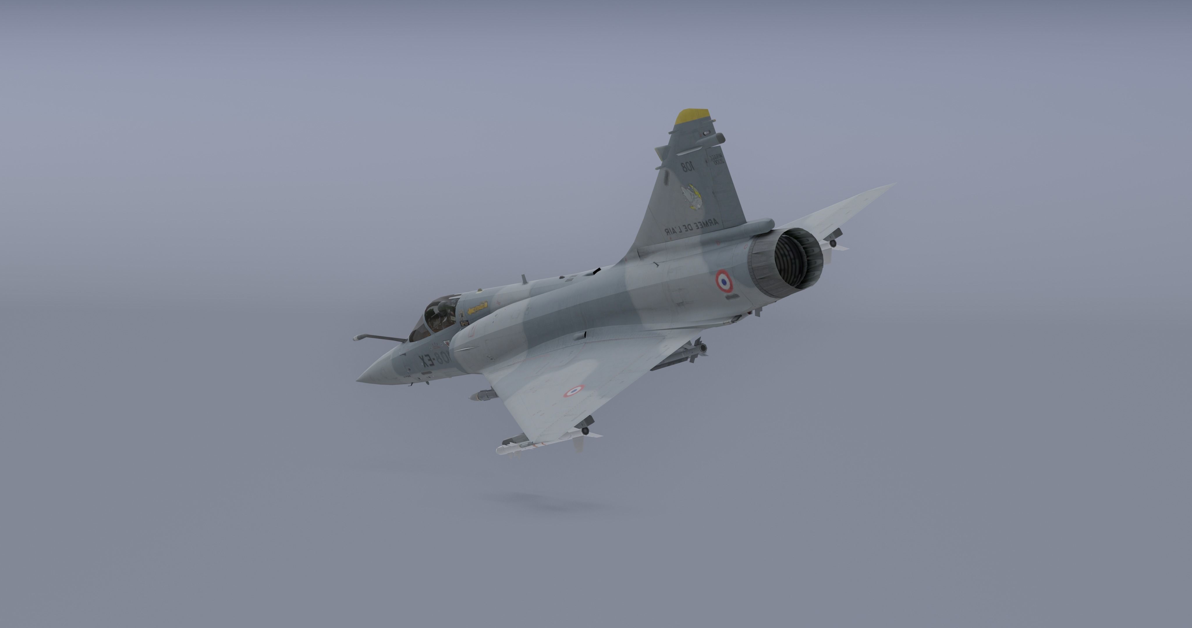 3D model Mirage 2000 - fighter Jet VR / AR / low-poly | CGTrader