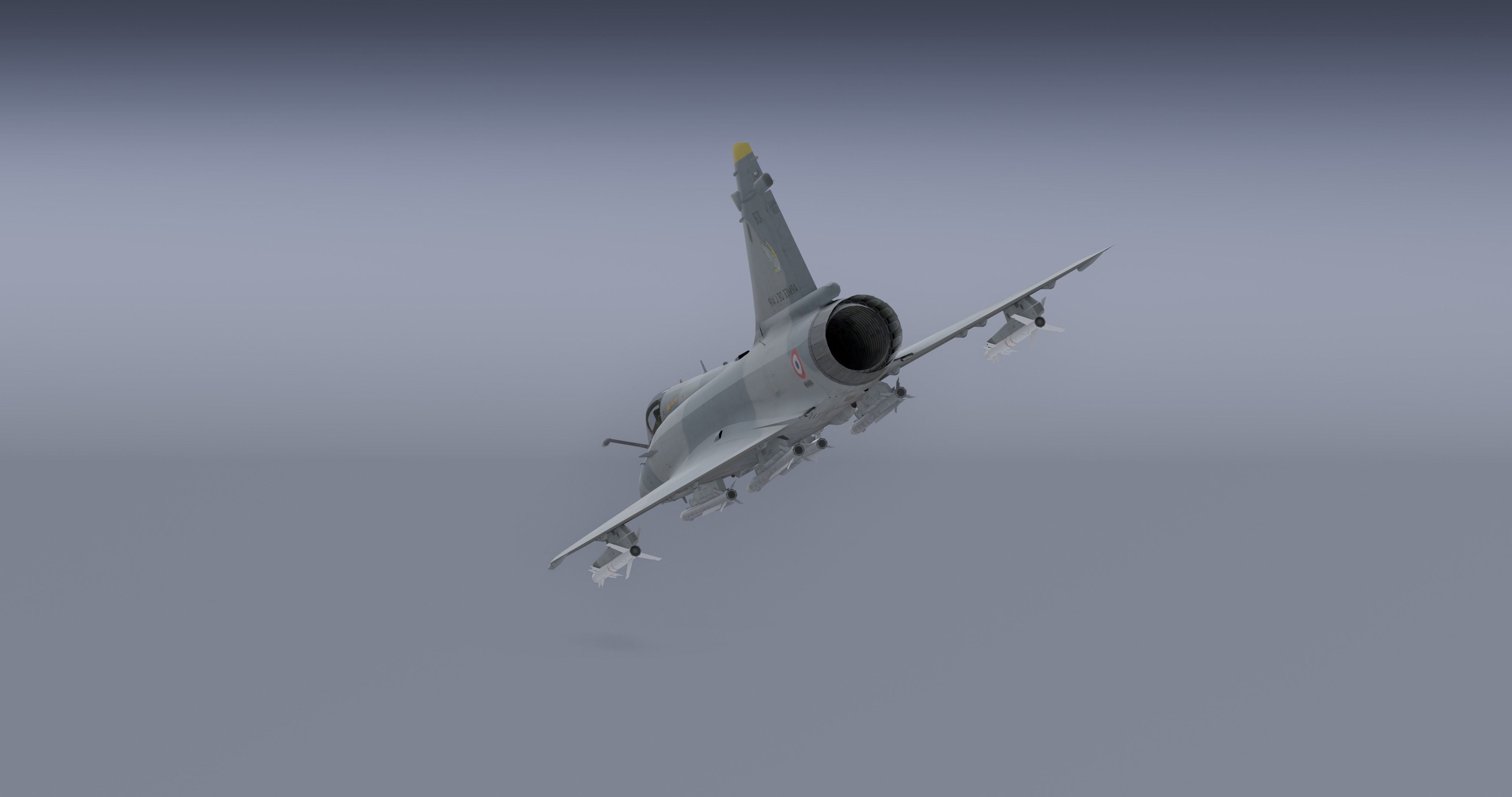 3D model Mirage 2000 - fighter Jet VR / AR / low-poly | CGTrader