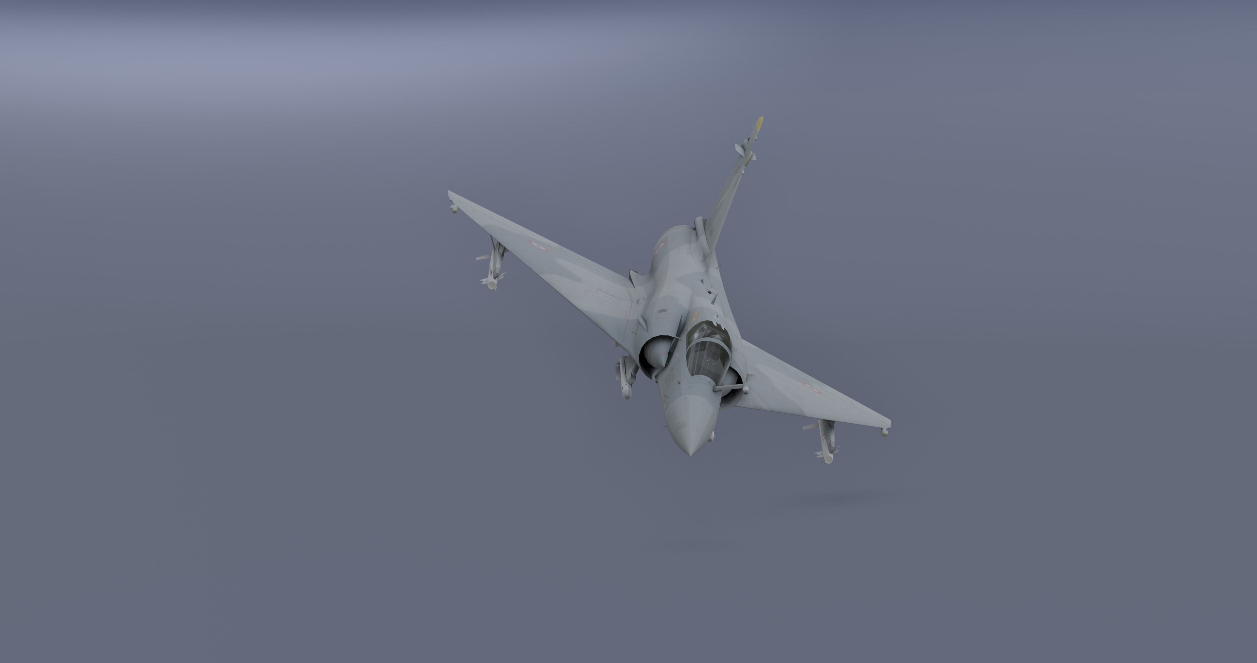 3D model Mirage 2000 - fighter Jet VR / AR / low-poly | CGTrader