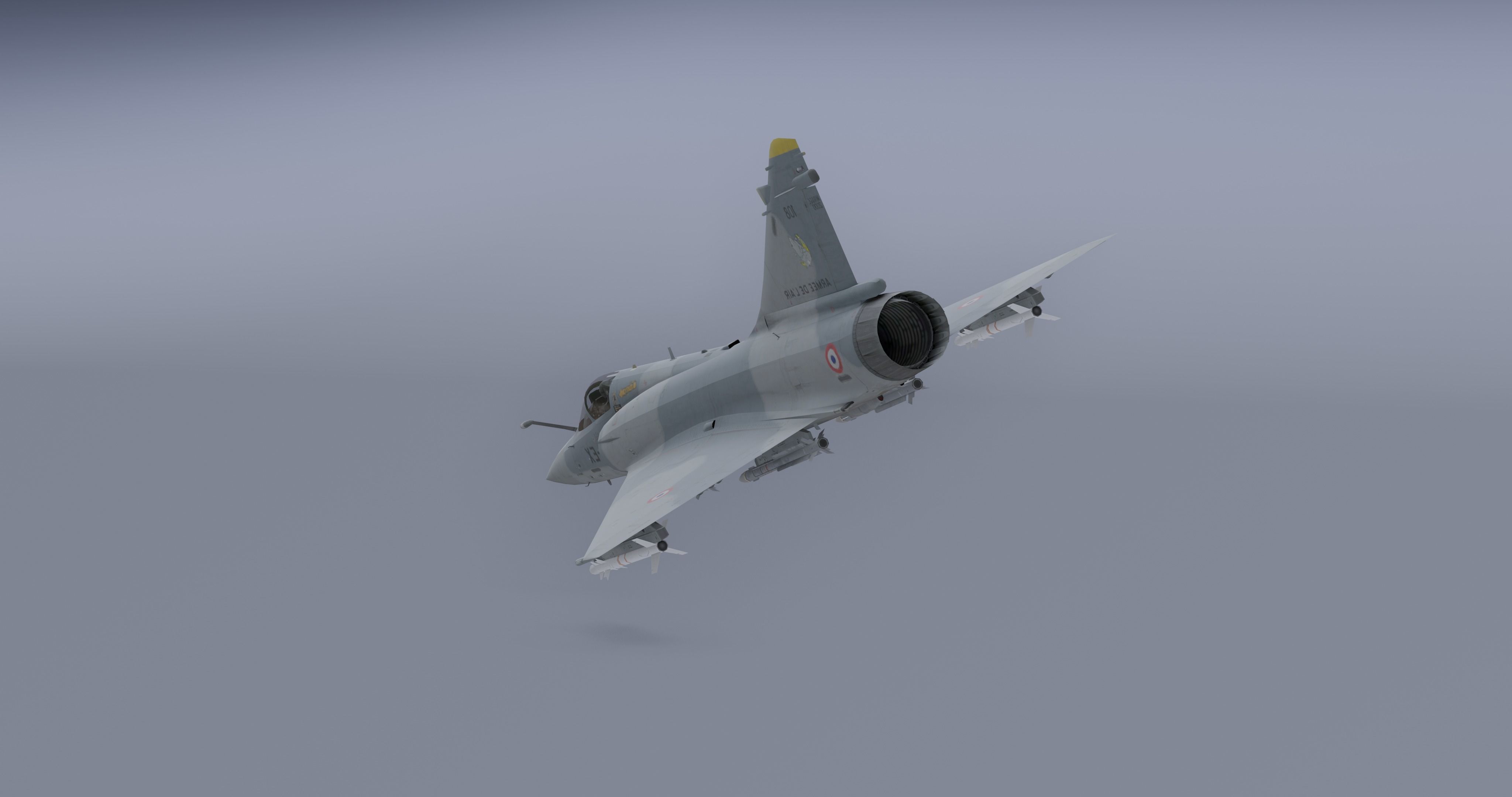 3D model Mirage 2000 - fighter Jet VR / AR / low-poly | CGTrader