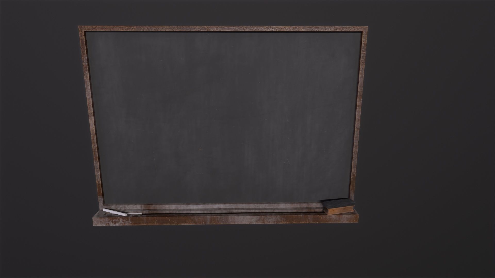 3D model Chalkboard 3D Model VR / AR / low-poly | CGTrader