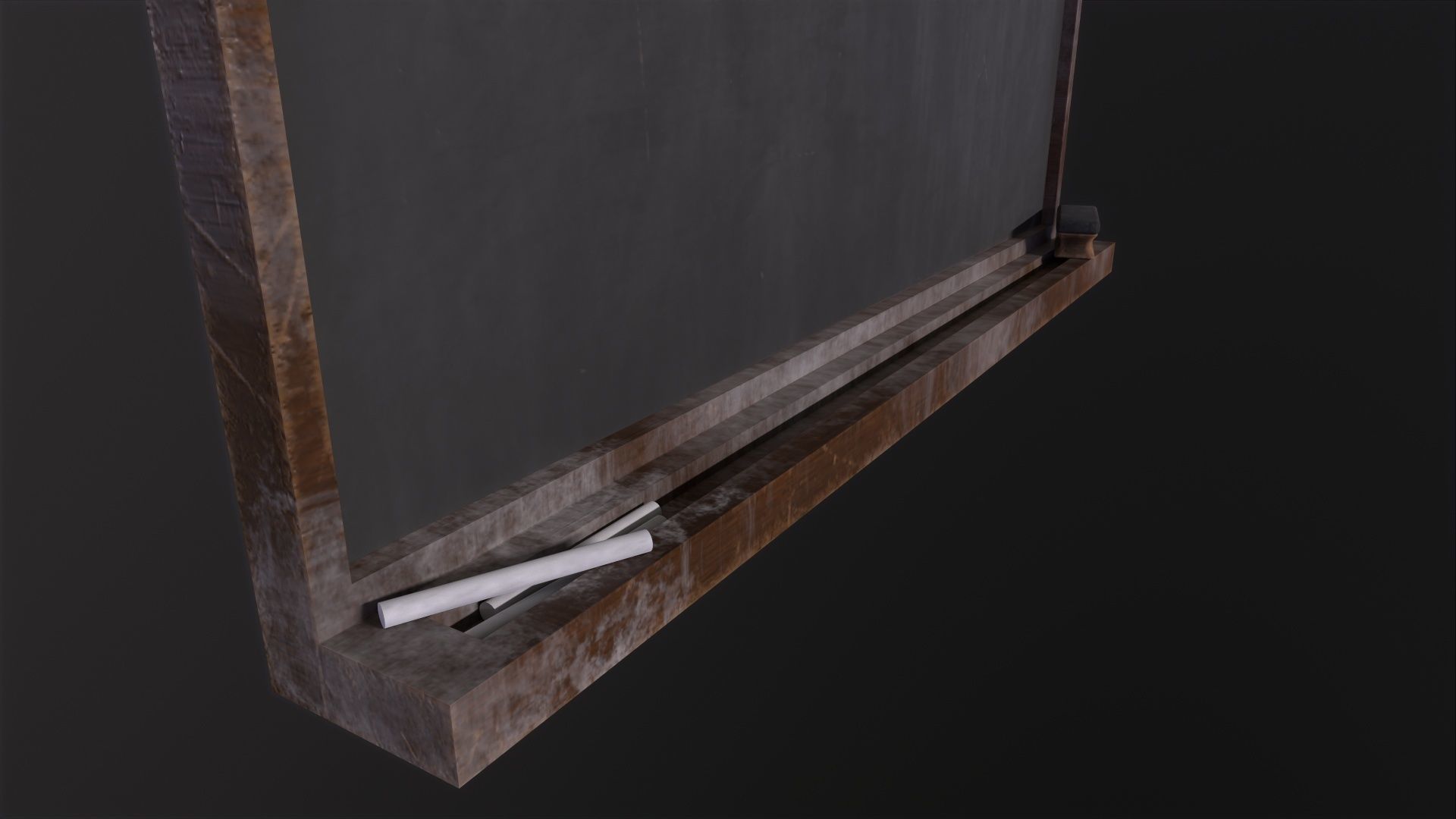 3D model Chalkboard 3D Model VR / AR / low-poly | CGTrader