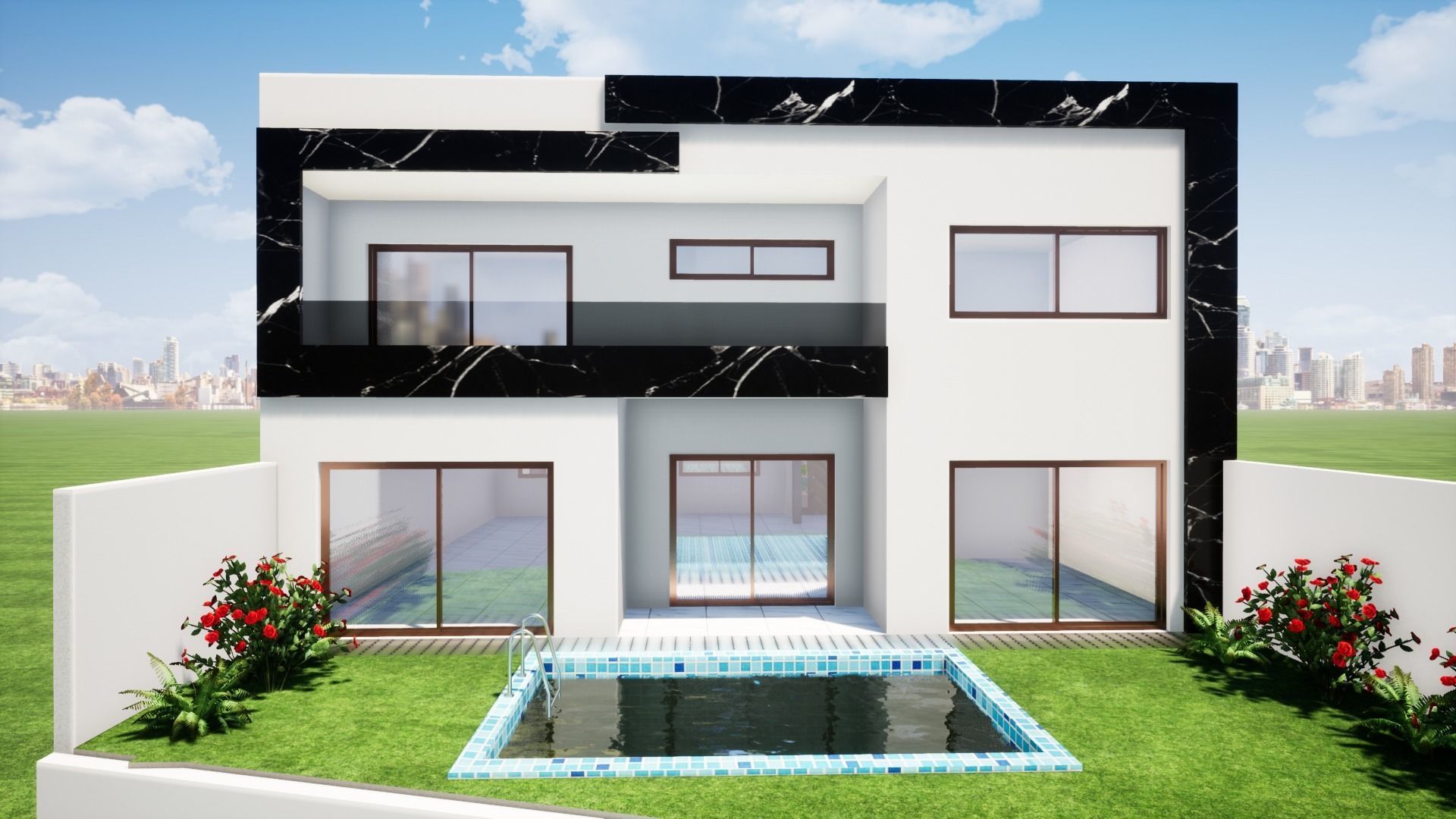Modern Villa 3D model 3D model 3D printable | CGTrader