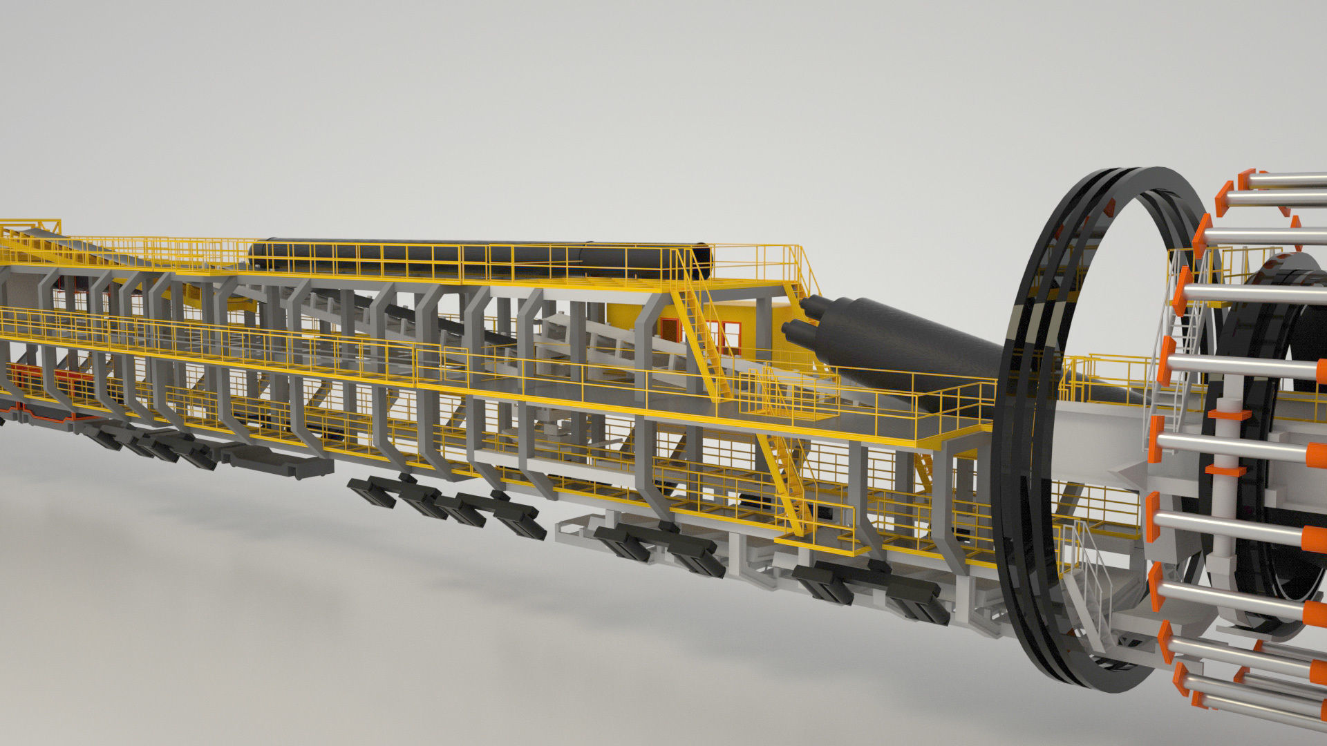 Tunnel boring machine 3D model 3D model | CGTrader
