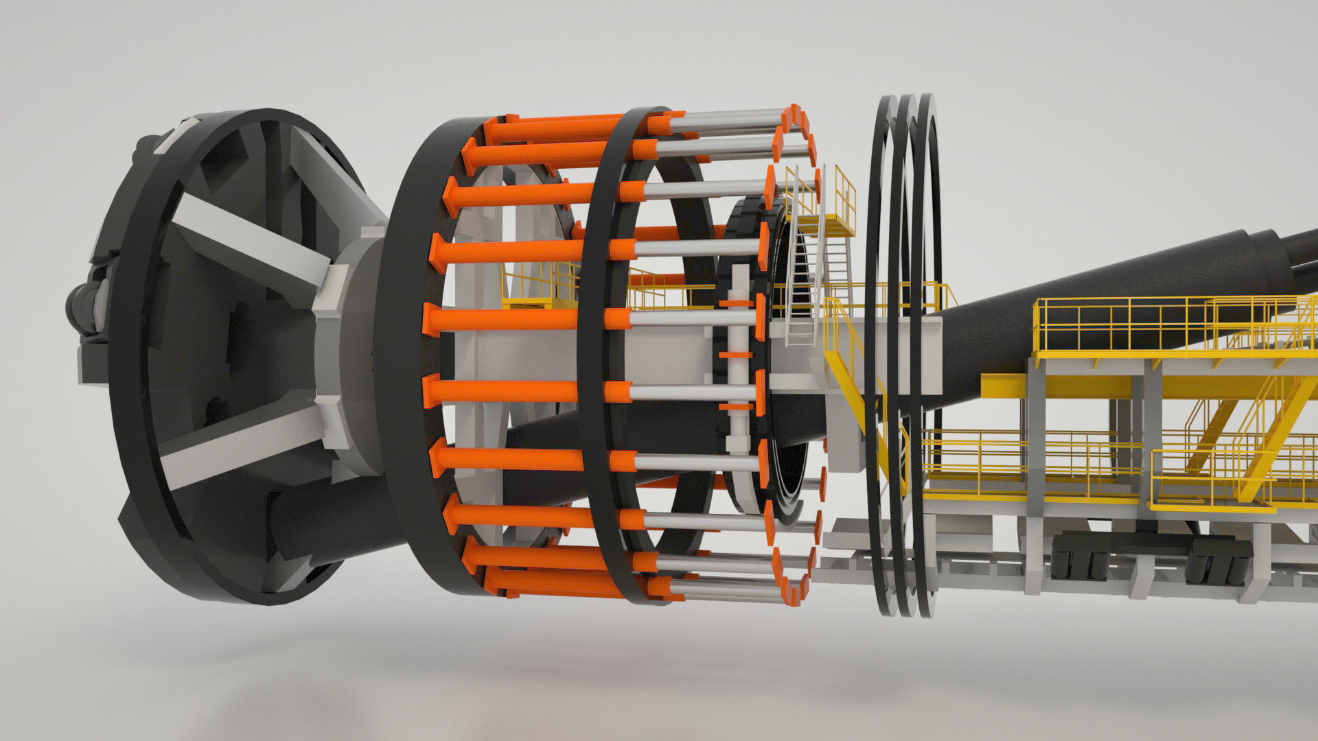 Tunnel boring machine 3D model 3D model | CGTrader