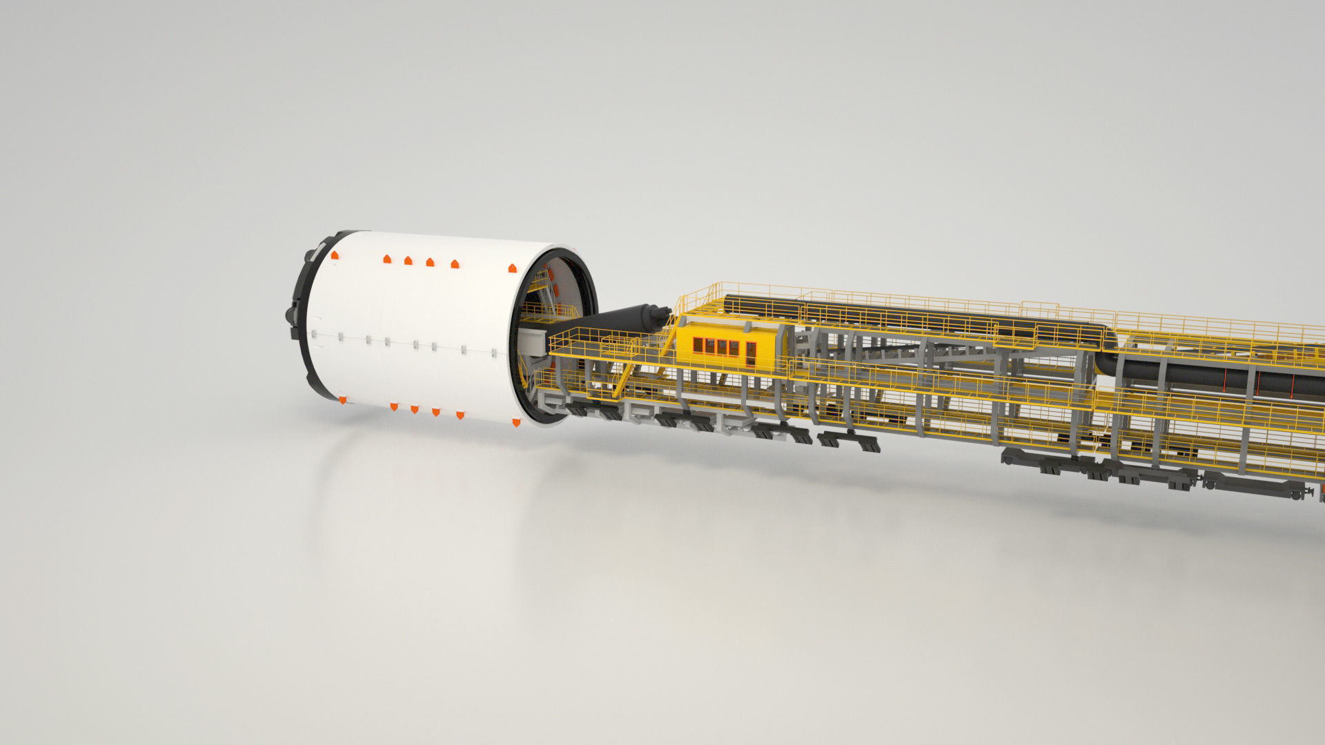 Tunnel boring machine 3D model 3D model | CGTrader