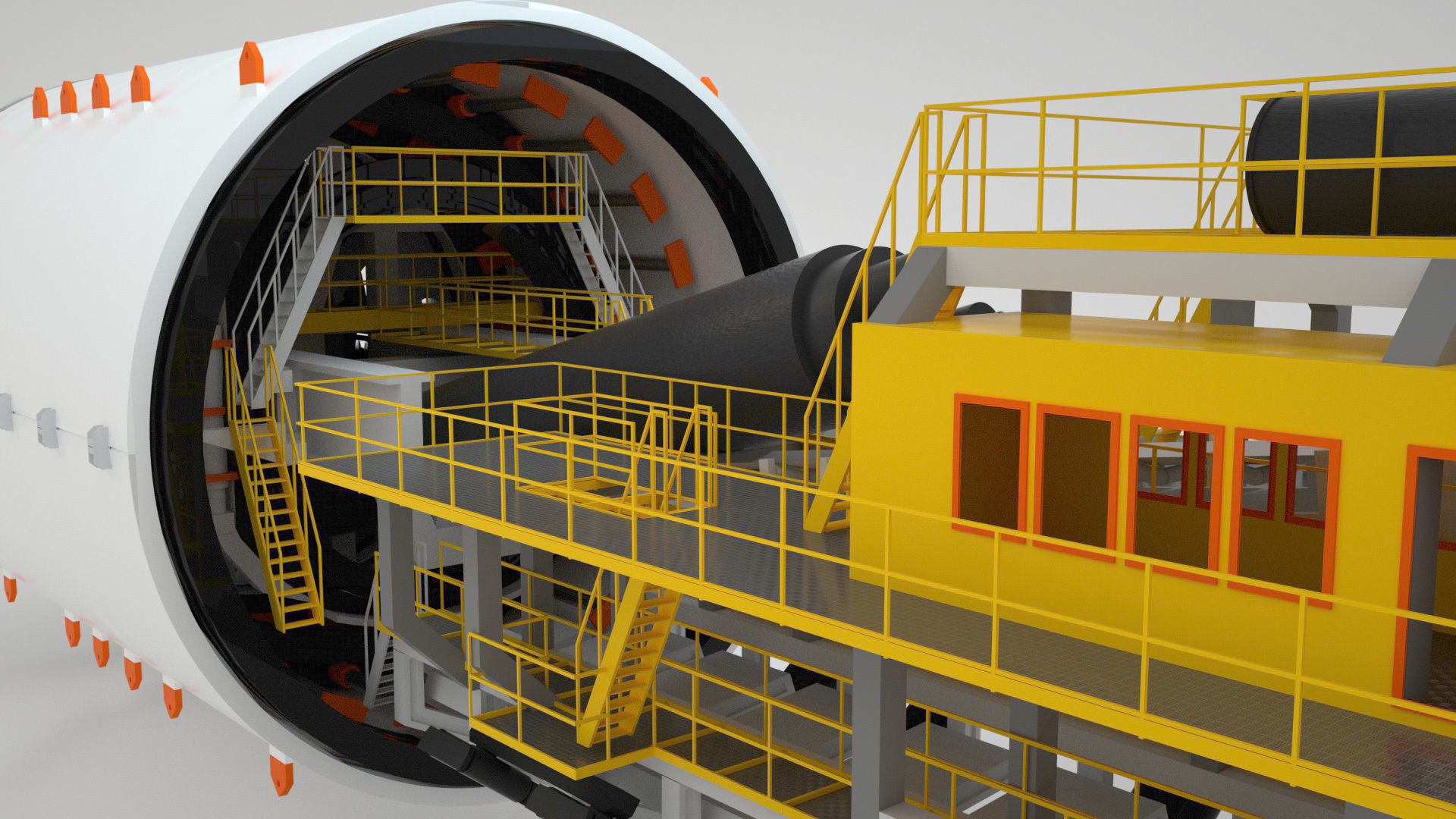 Tunnel boring machine 3D model 3D model | CGTrader
