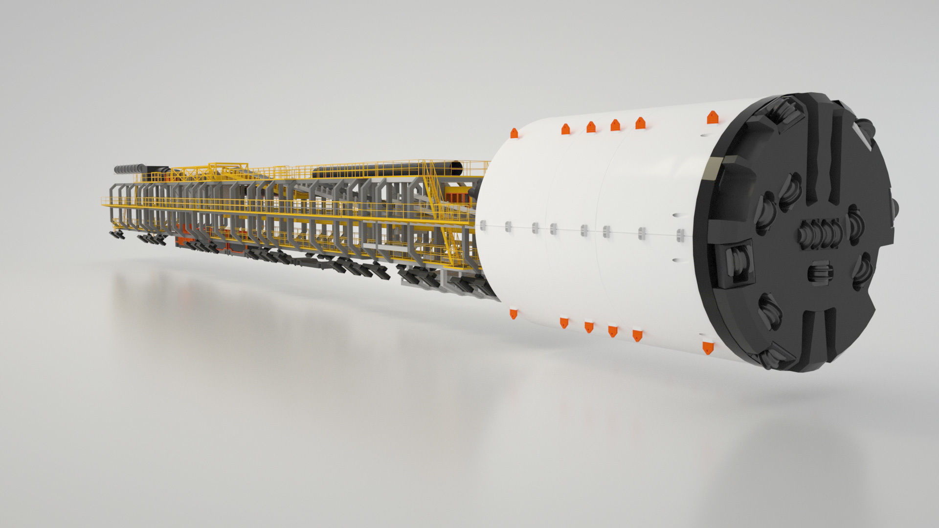 Tunnel boring machine 3D model 3D model | CGTrader