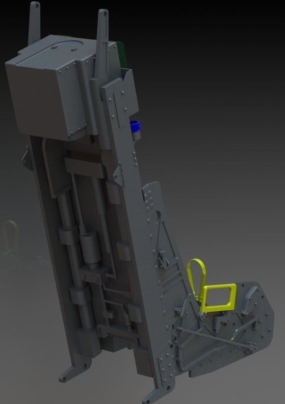 Ejection Seat Martin MK16-US16T Northrop T-38 F-5 Talon 3D model 3D ...