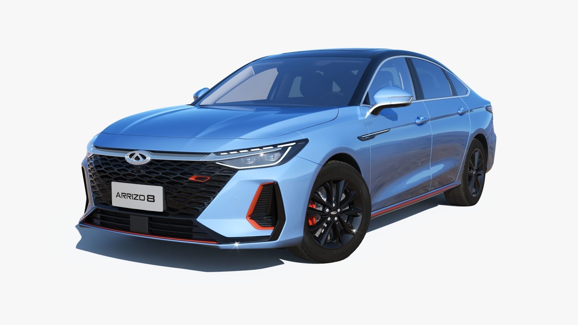 3D model Chery Arrizo 8 2023 with interior VR / AR / low-poly | CGTrader