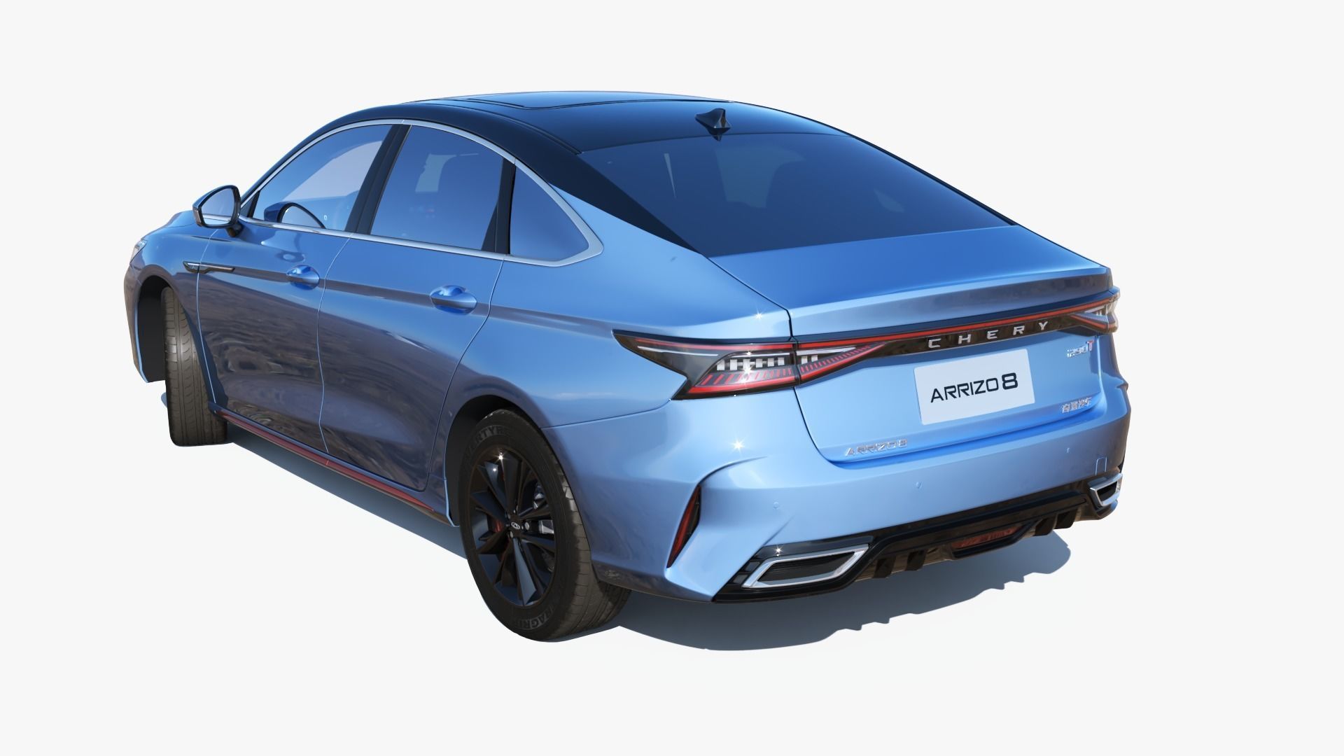 3D model Chery Arrizo 8 2023 with interior VR / AR / low-poly | CGTrader