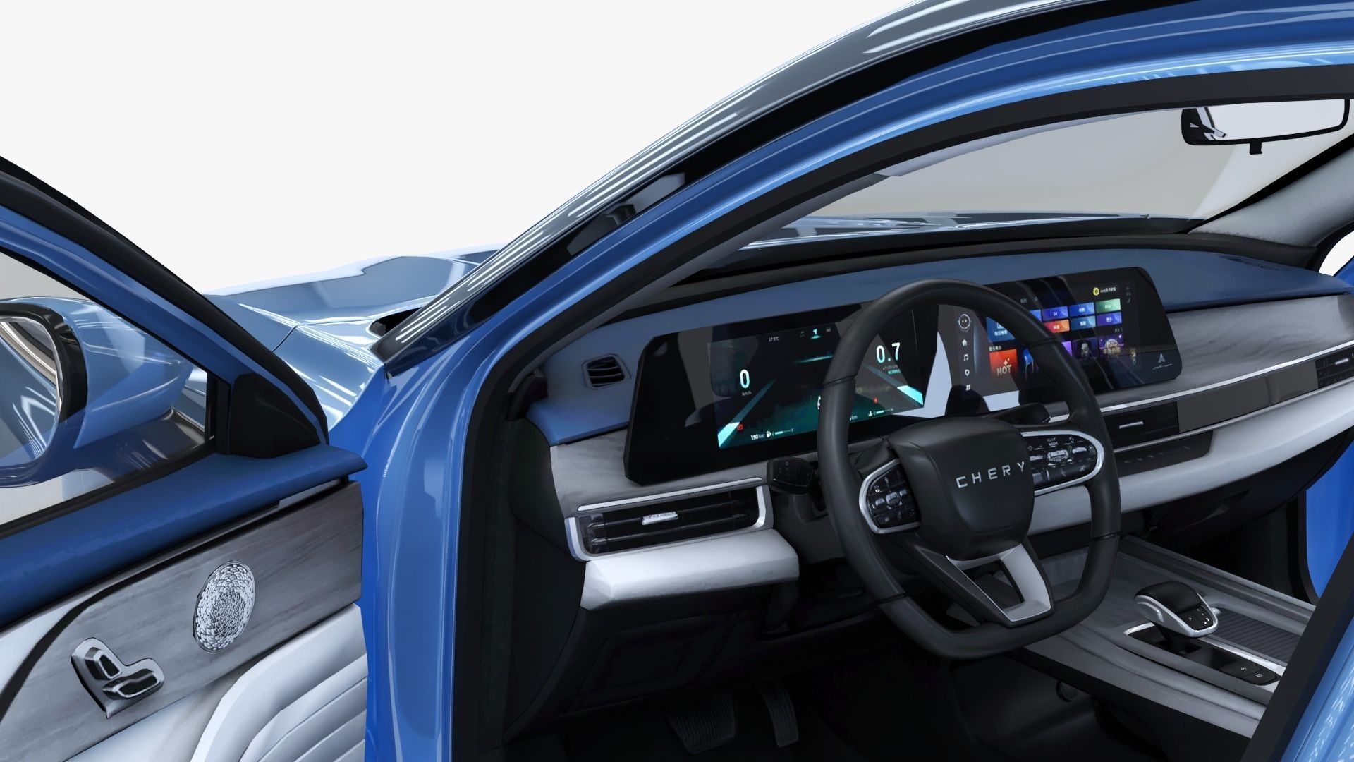 3D model Chery Arrizo 8 2023 with interior VR / AR / low-poly | CGTrader