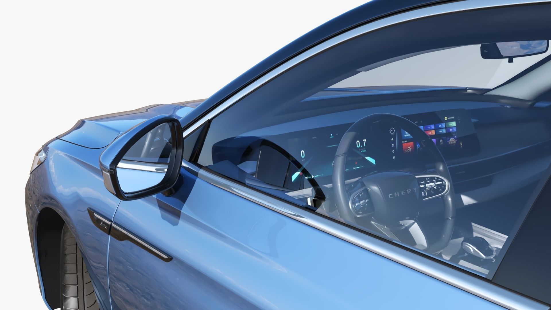 3D model Chery Arrizo 8 2023 with interior VR / AR / low-poly | CGTrader