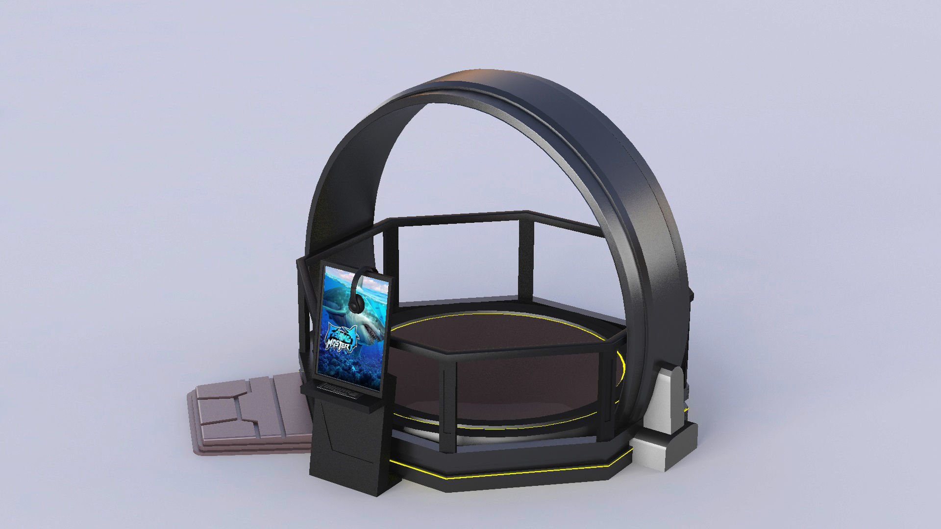 Equipment Egg Chair Virtuix Omni AR Virtual Reality game 3D model ...
