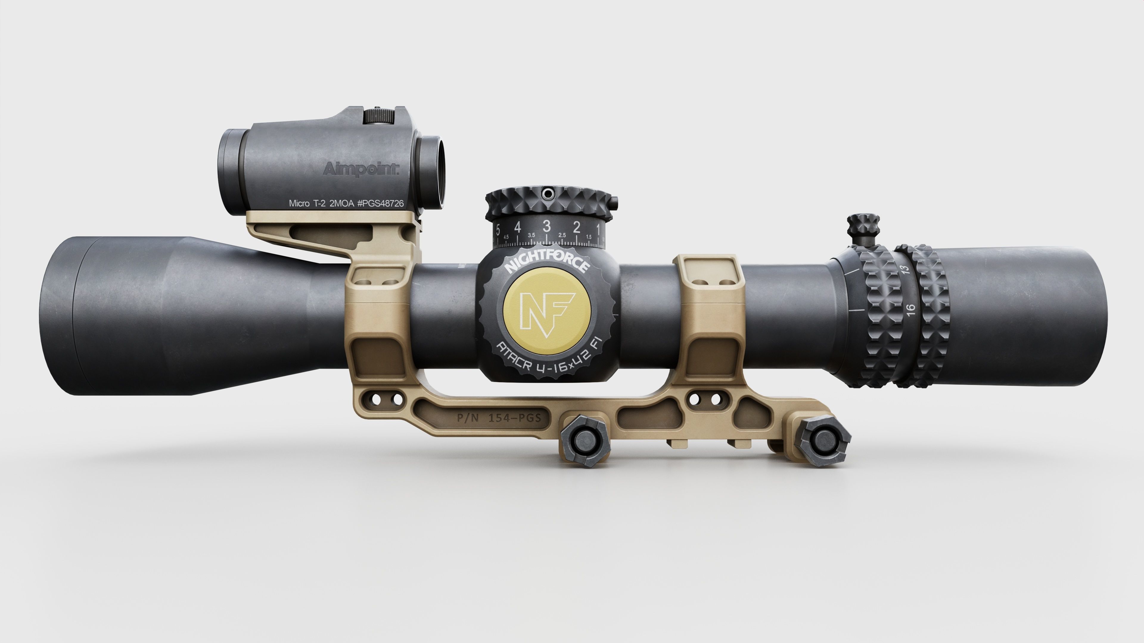 Badger Ordnance Condition One Modular 34mm and 30mm Scope Mount free VR ...