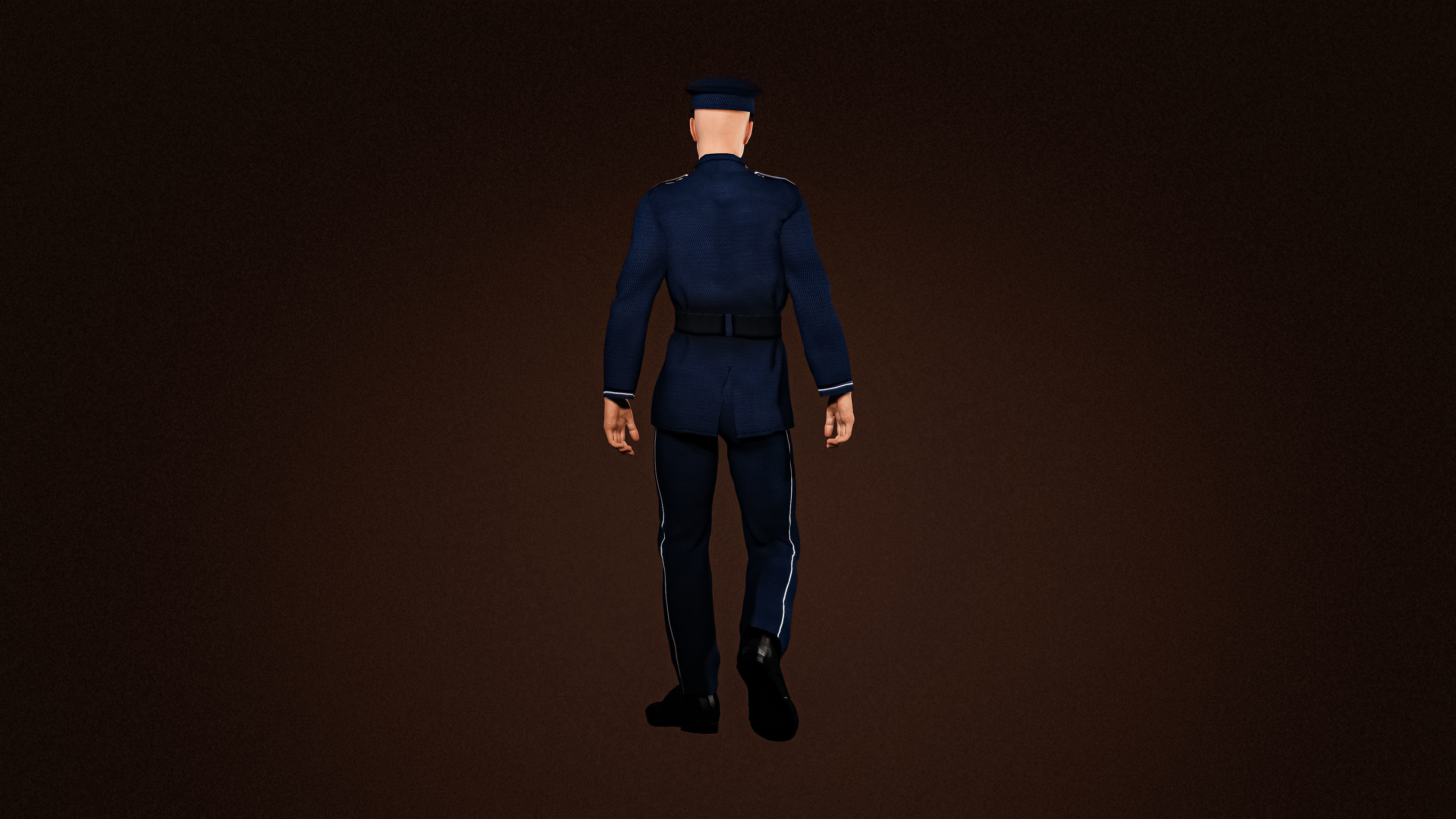 3D model High Quality Male Old Police Officer VR / AR / low-poly | CGTrader