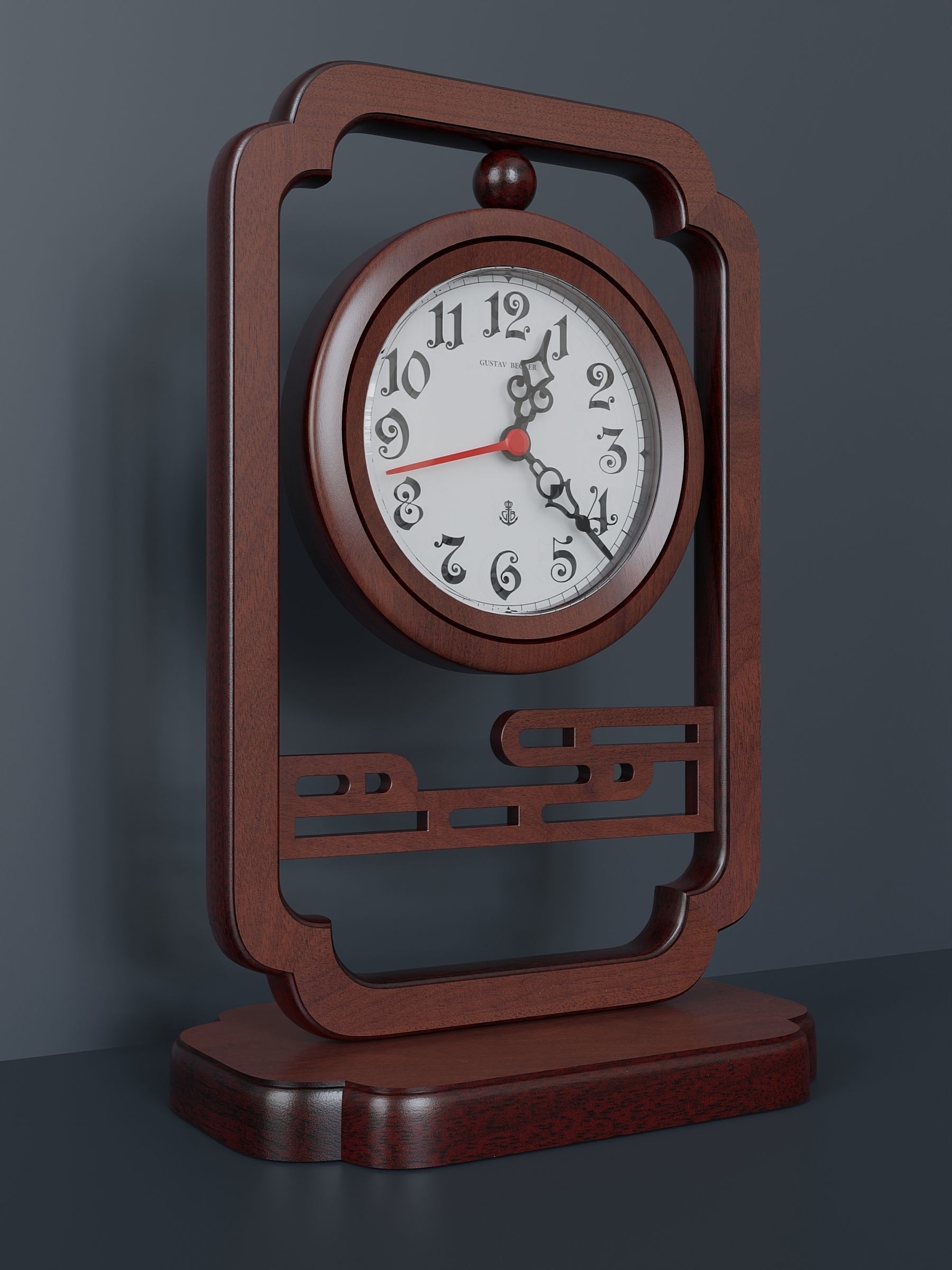 3D model Desk clock 076 VR / AR / low-poly | CGTrader