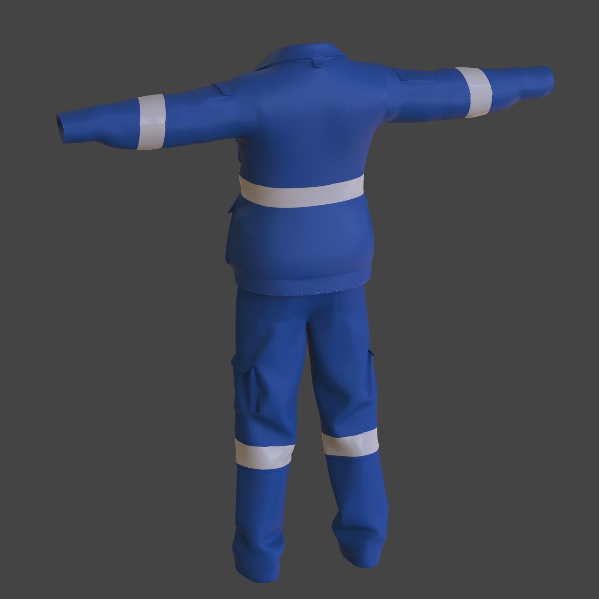 3D model Worker Coverall VR / AR / low-poly | CGTrader