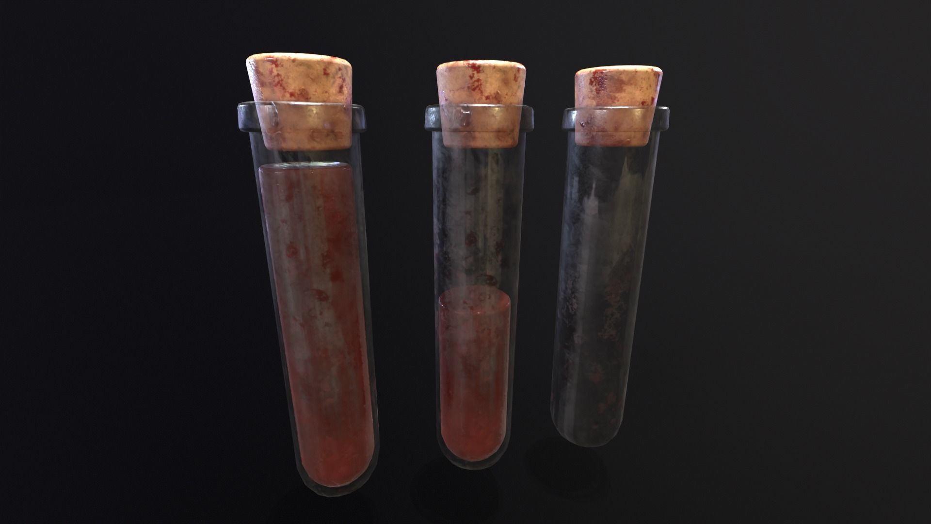 3D model Blood Vials VR / AR / low-poly | CGTrader